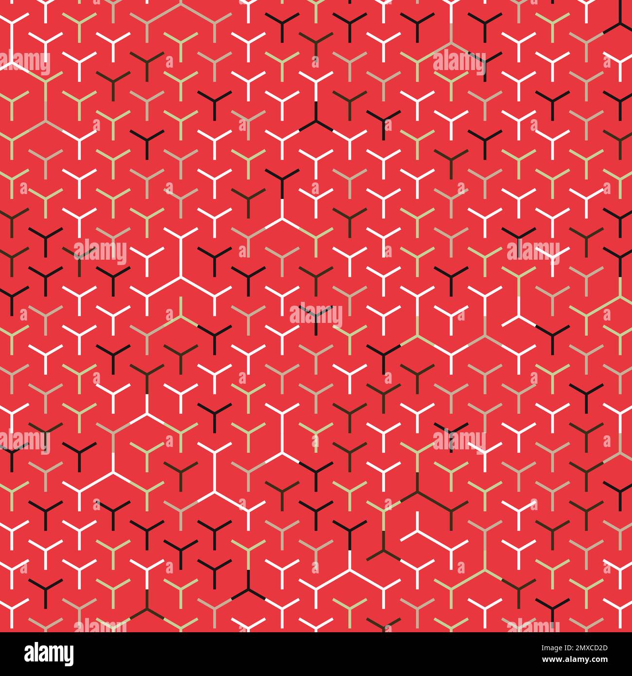 Hexagonal Maze generative pattern illustration Stock Vector Image & Art ...