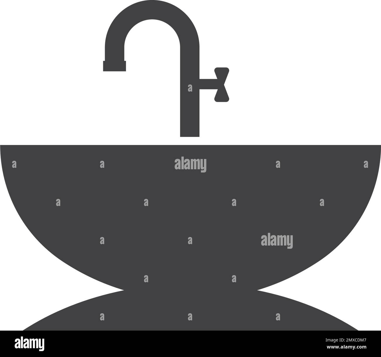 Sink icon vector illustration logo design Stock Vector Image & Art - Alamy