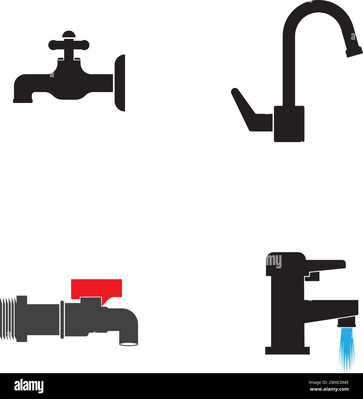Faucet icon vector illustration logo design Stock Vector Image & Art ...