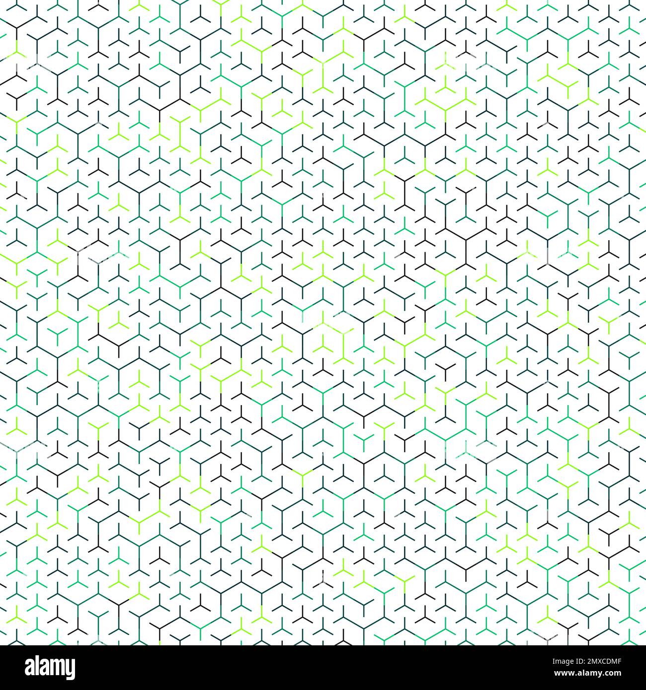 Hexagonal Maze generative pattern illustration Stock Vector Image & Art ...