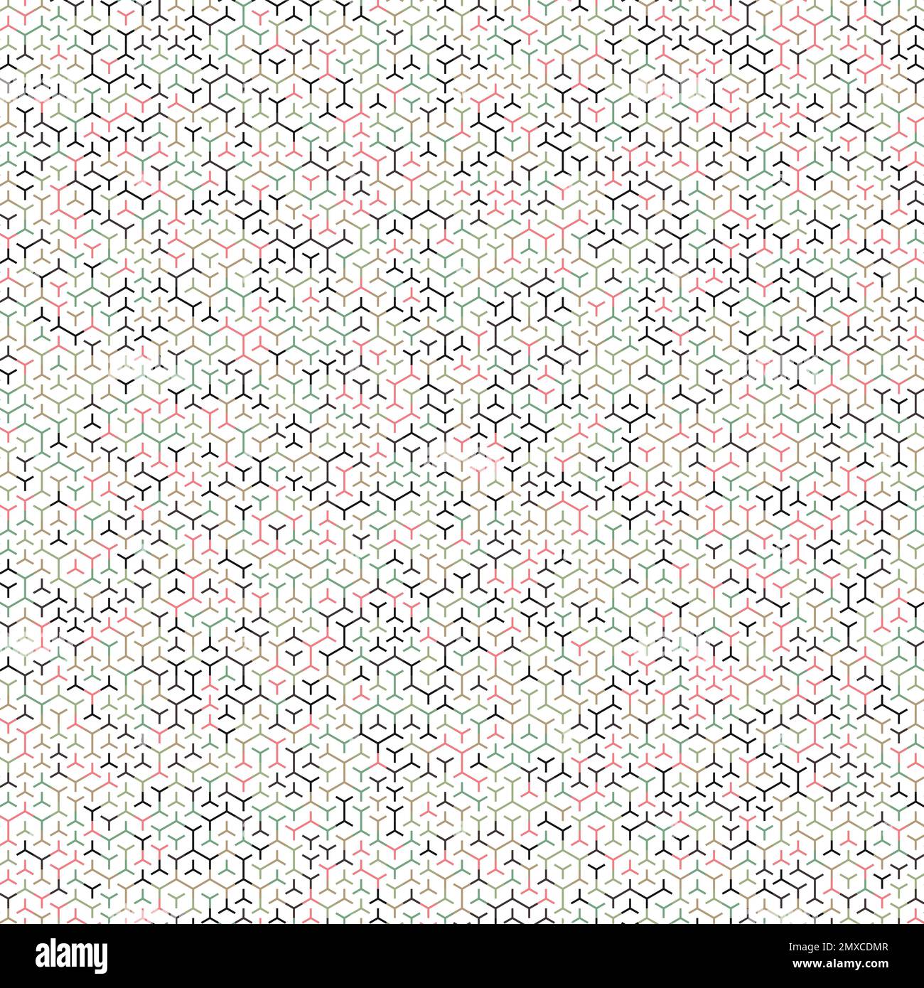 Hexagonal Maze generative pattern illustration Stock Vector Image & Art ...