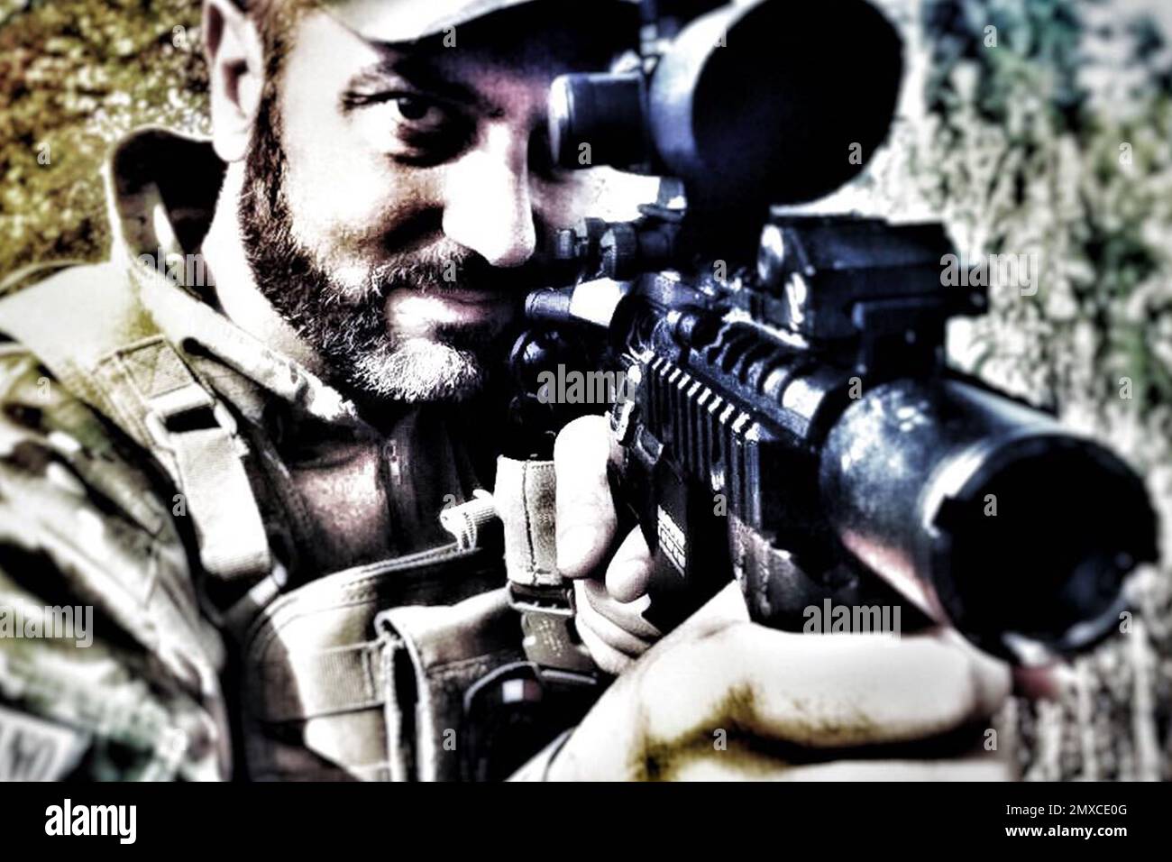 soldier selfie while he is fighting war Stock Photo - Alamy