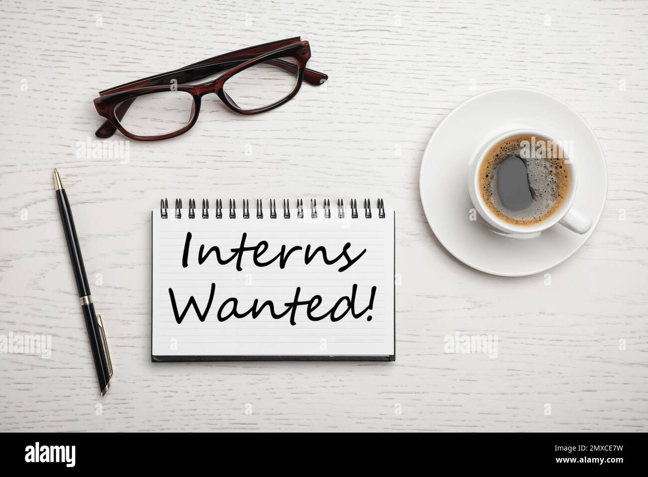 Interns with coffee hi-res stock photography and images - Alamy