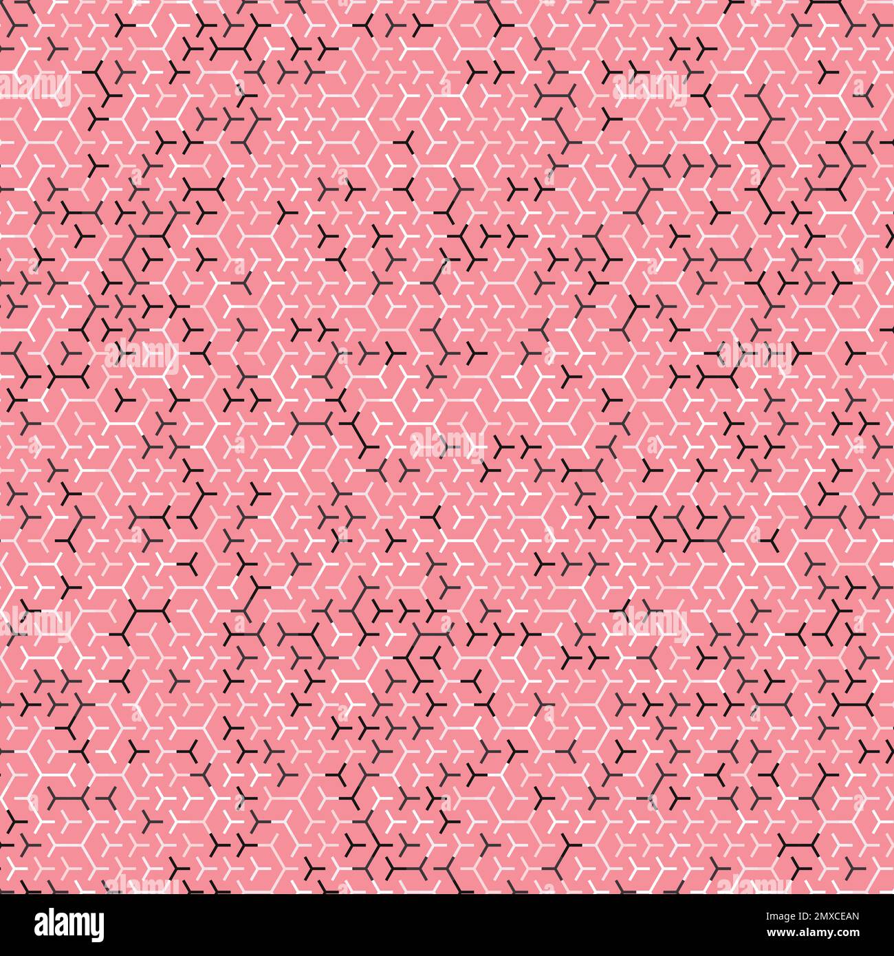 Hexagonal Maze generative pattern illustration Stock Vector Image & Art ...