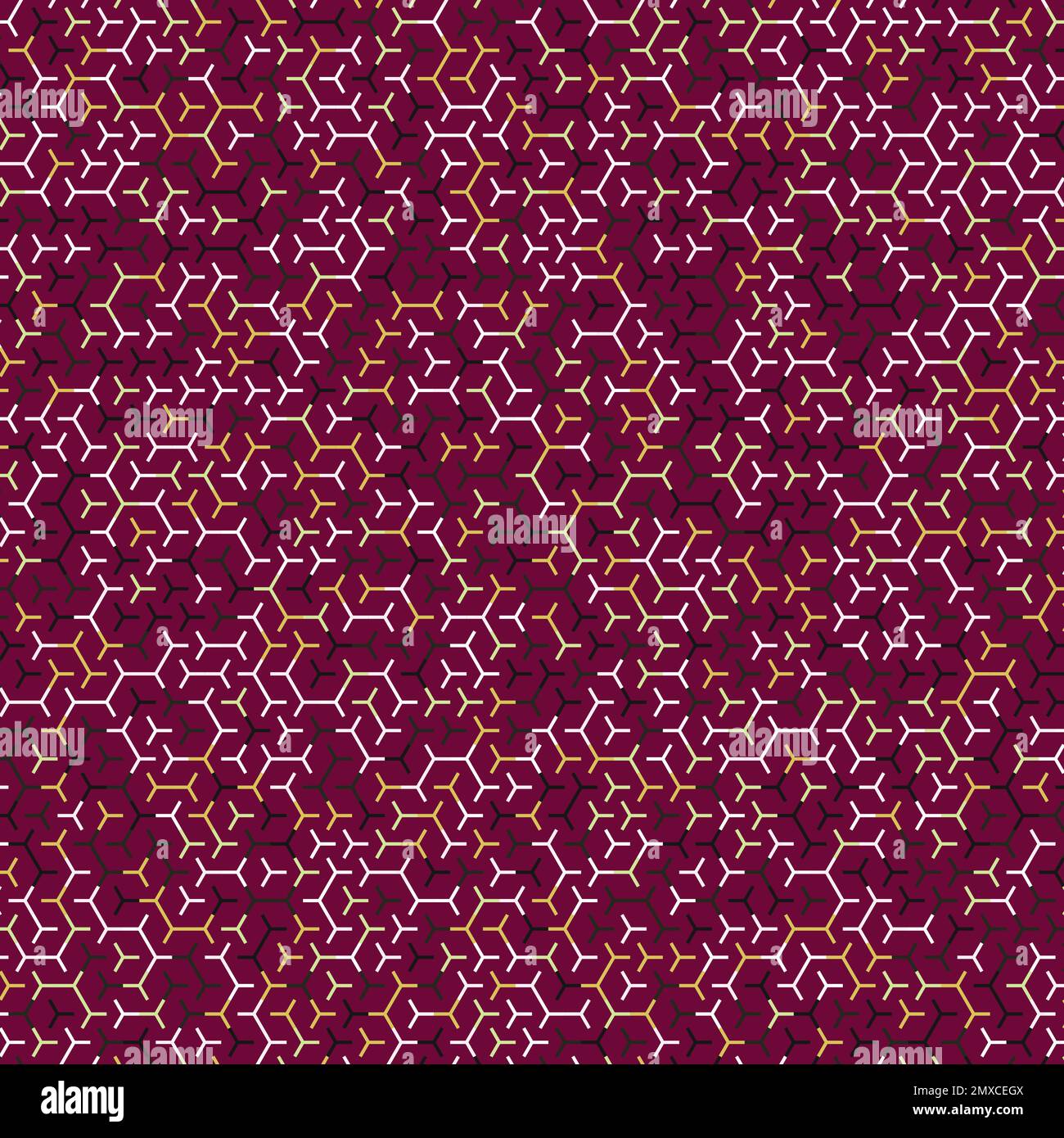 Hexagonal Maze generative pattern illustration Stock Vector Image & Art ...