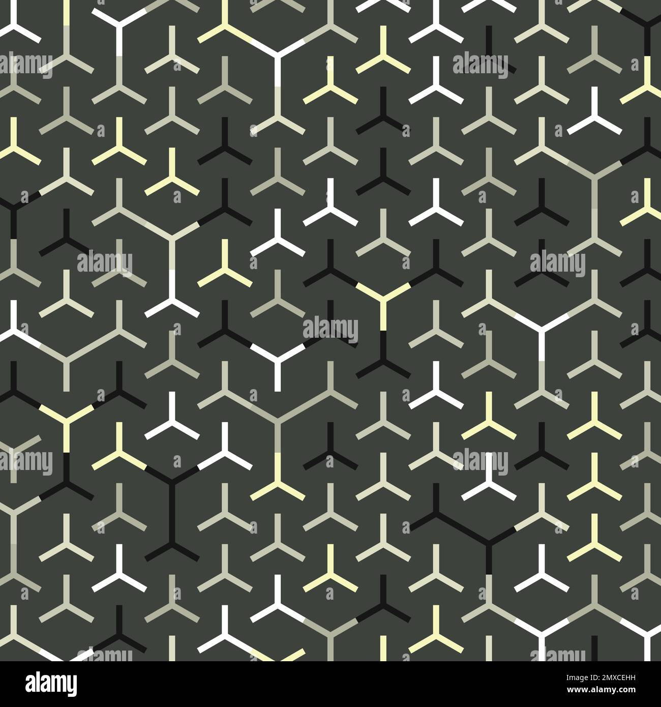 Hexagonal Maze generative pattern illustration Stock Vector Image & Art ...