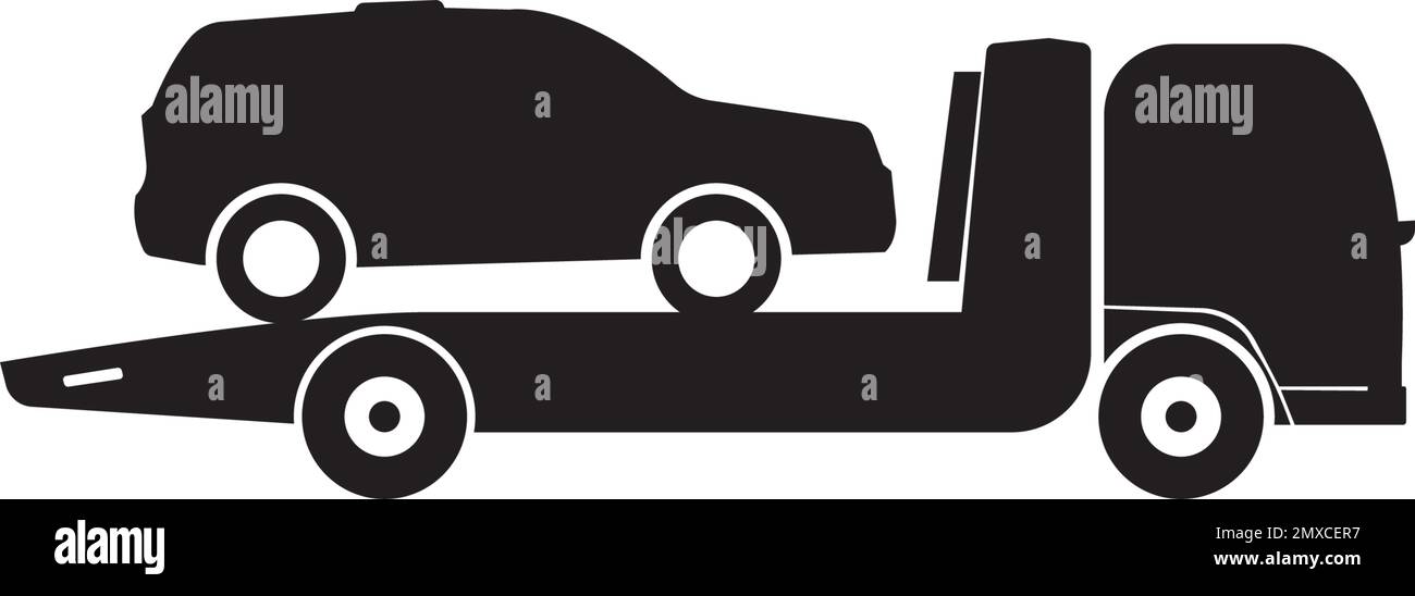 Car towing truck icon vector illustration symbol design Stock Vector ...
