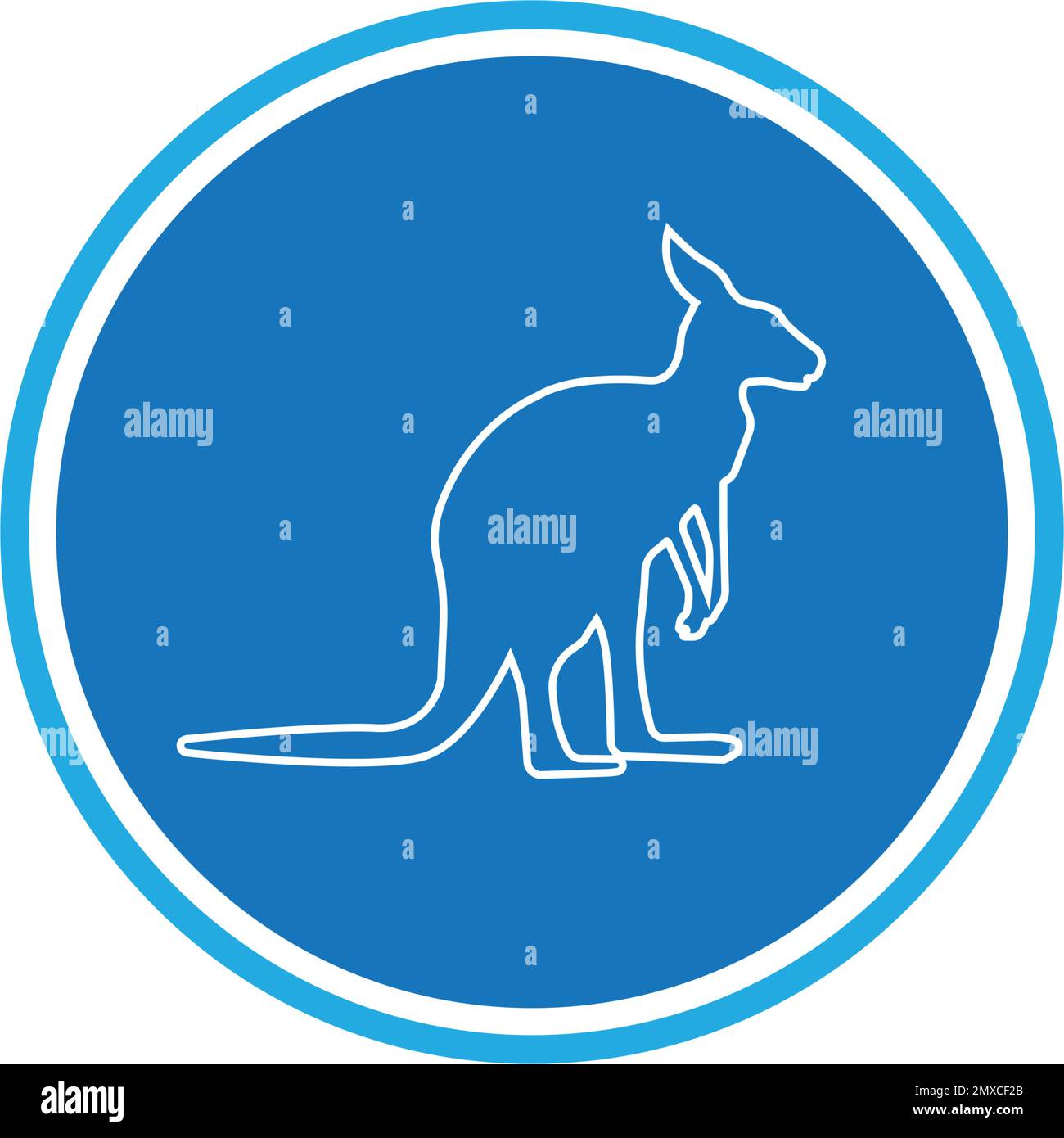 kangaroo icon illustration isolated vector sign symbol Stock Vector ...