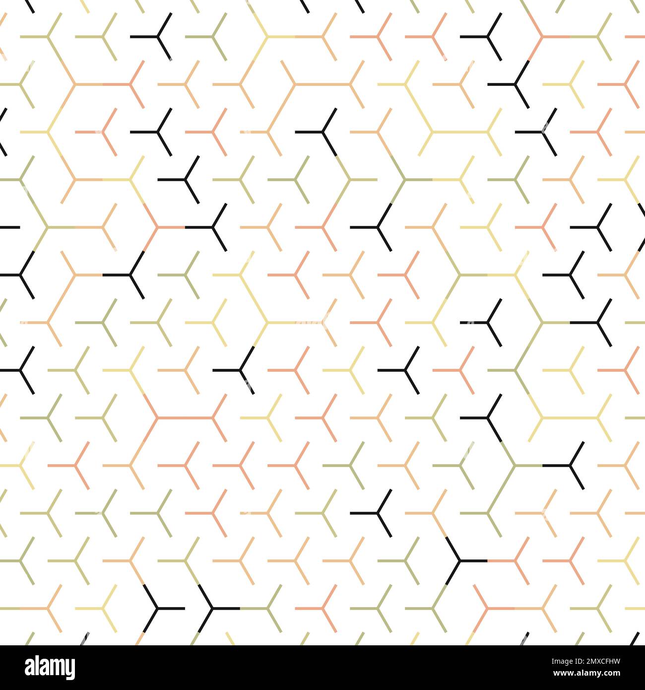 Hexagonal Maze generative pattern illustration Stock Vector Image & Art ...