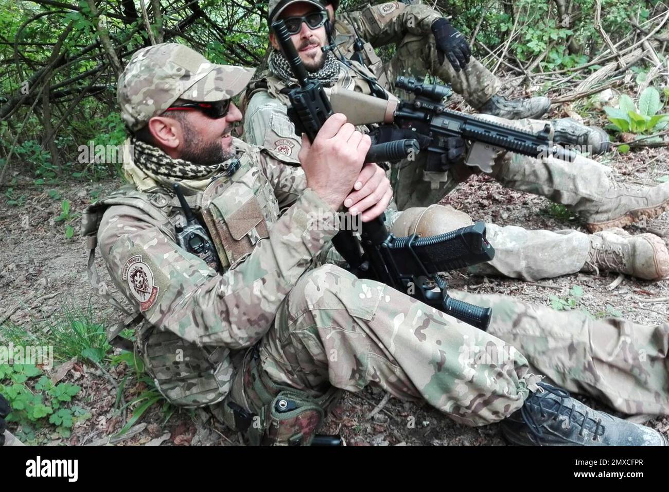 soldier selfie while he is fighting war Stock Photo - Alamy