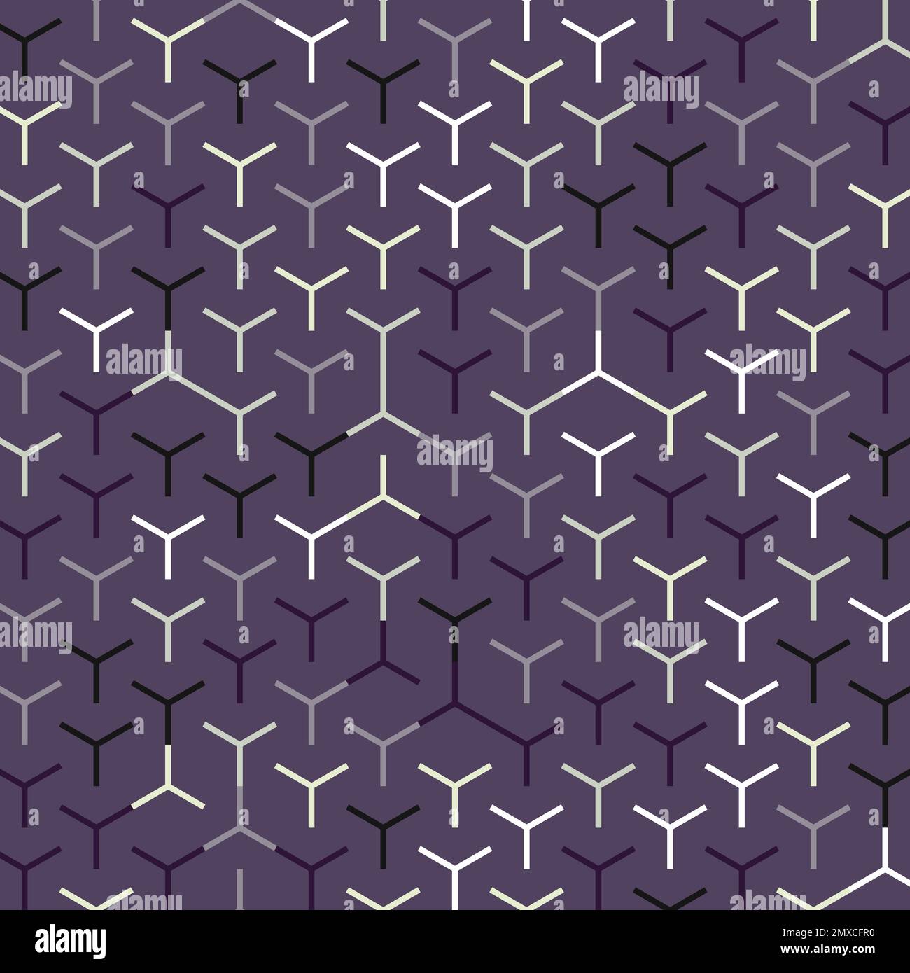 Hexagonal Maze generative pattern illustration Stock Vector Image & Art ...