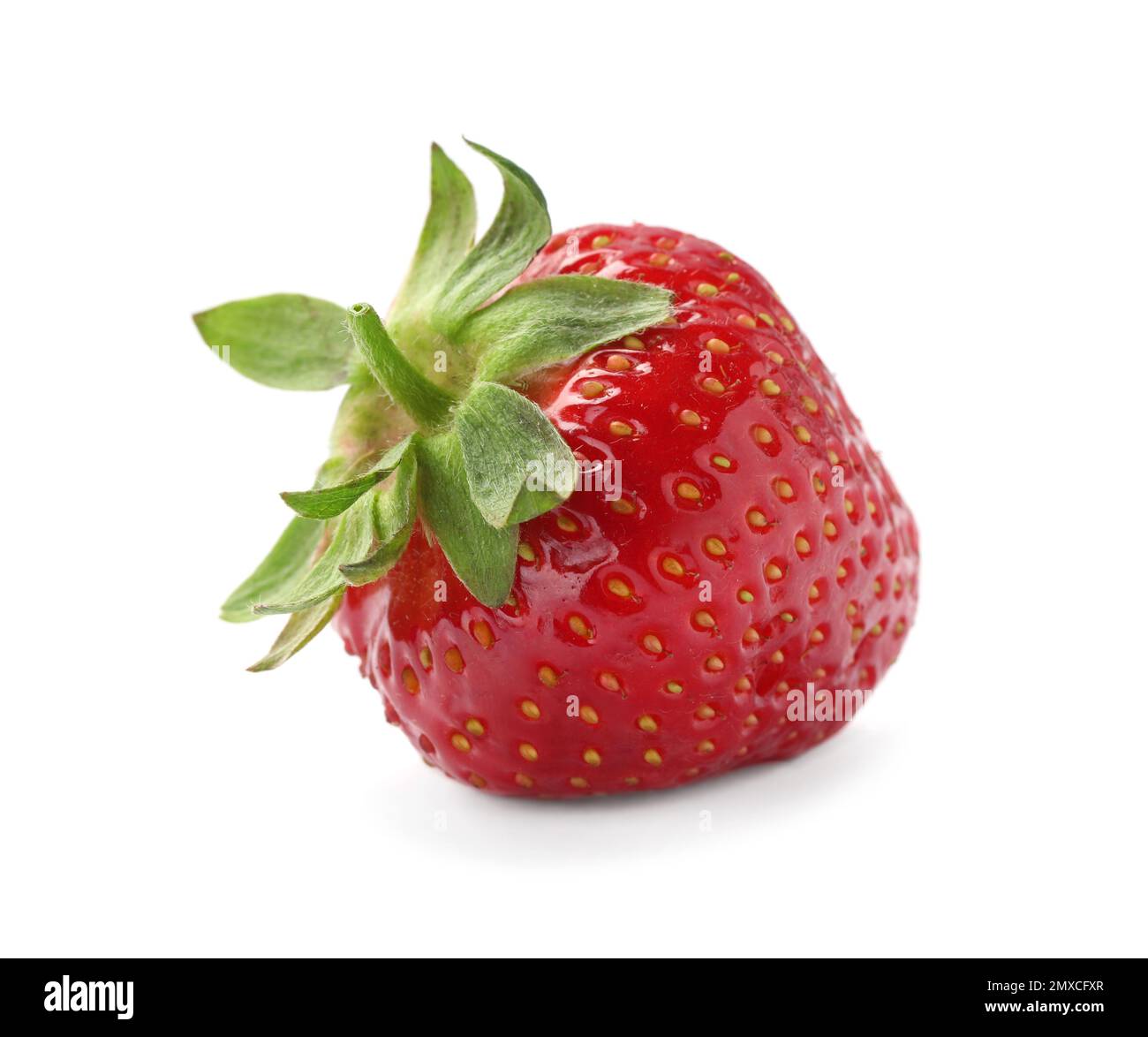 Delicious fresh ripe strawberry isolated on white Stock Photo - Alamy