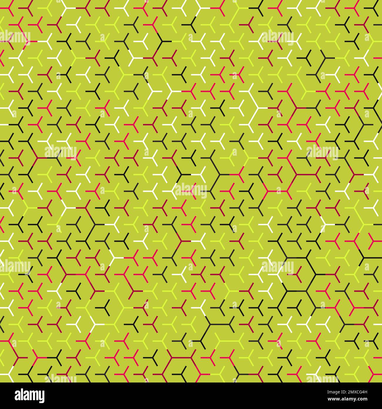 Hexagonal Maze generative pattern illustration Stock Vector Image & Art ...