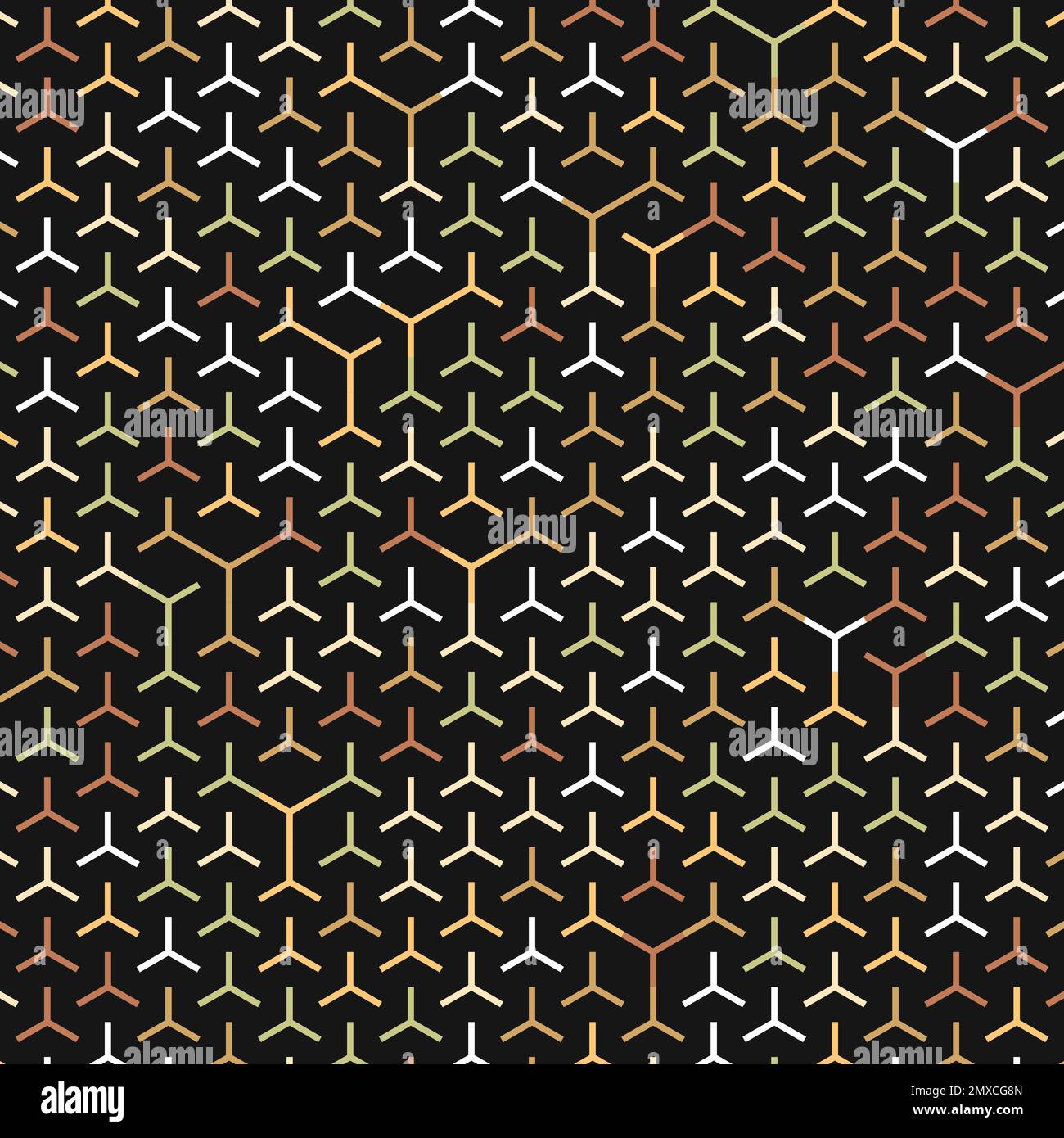 Hexagonal Maze generative pattern illustration Stock Vector Image & Art ...