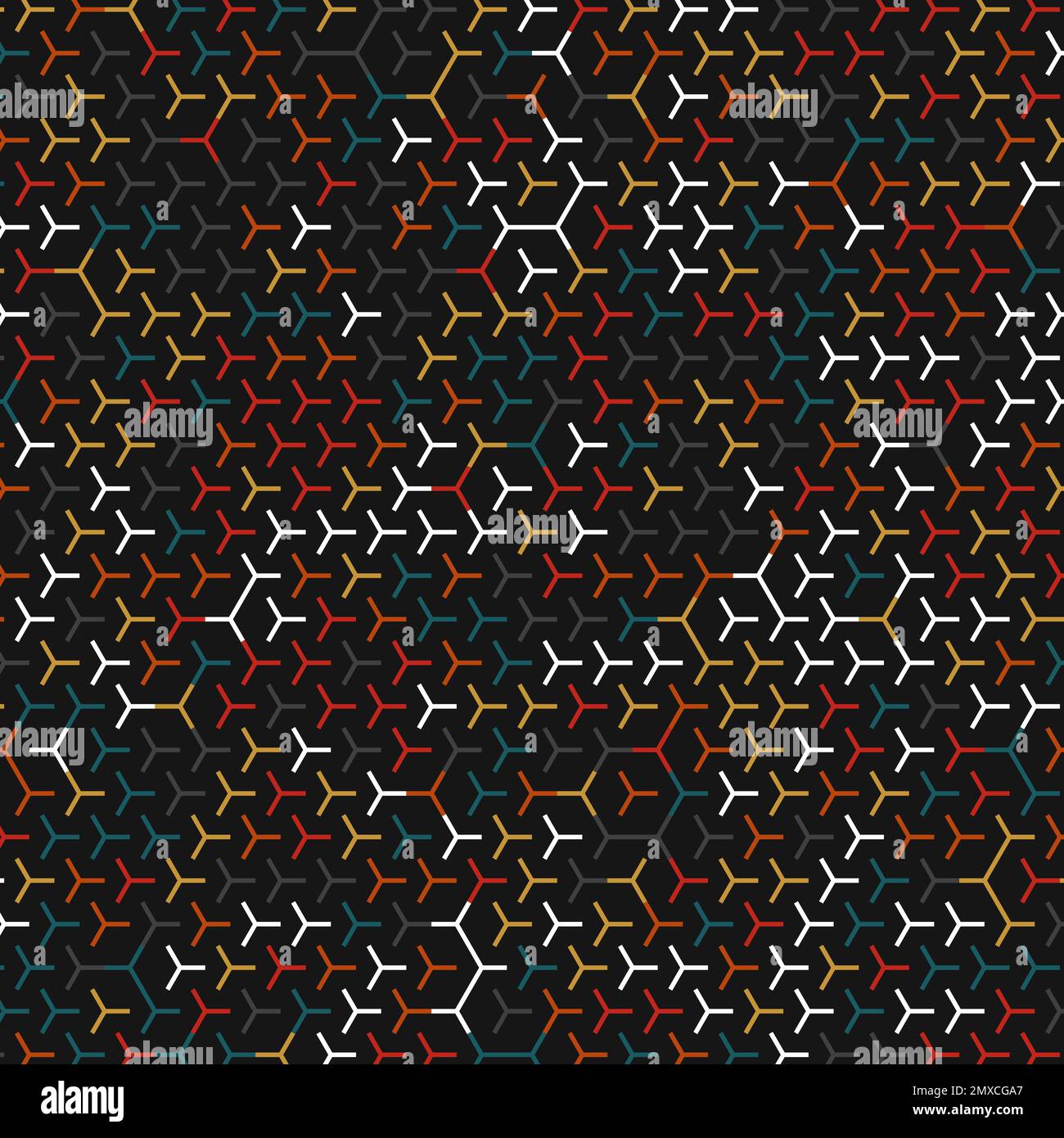 Hexagonal Maze generative pattern illustration Stock Vector Image & Art ...