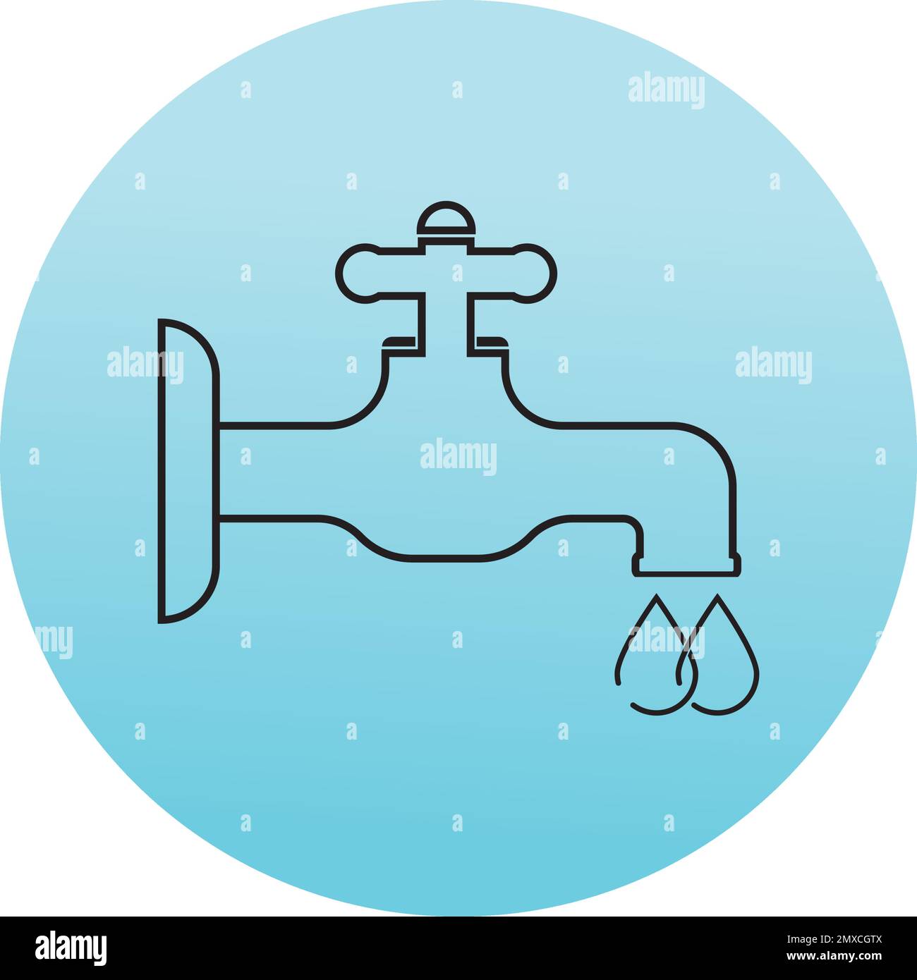 Faucet icon vector illustration logo design Stock Vector Image & Art ...