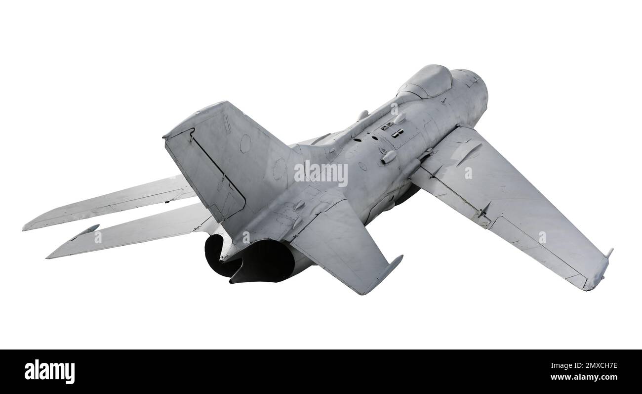 Jet fighter isolated on white. Military machinery Stock Photo - Alamy