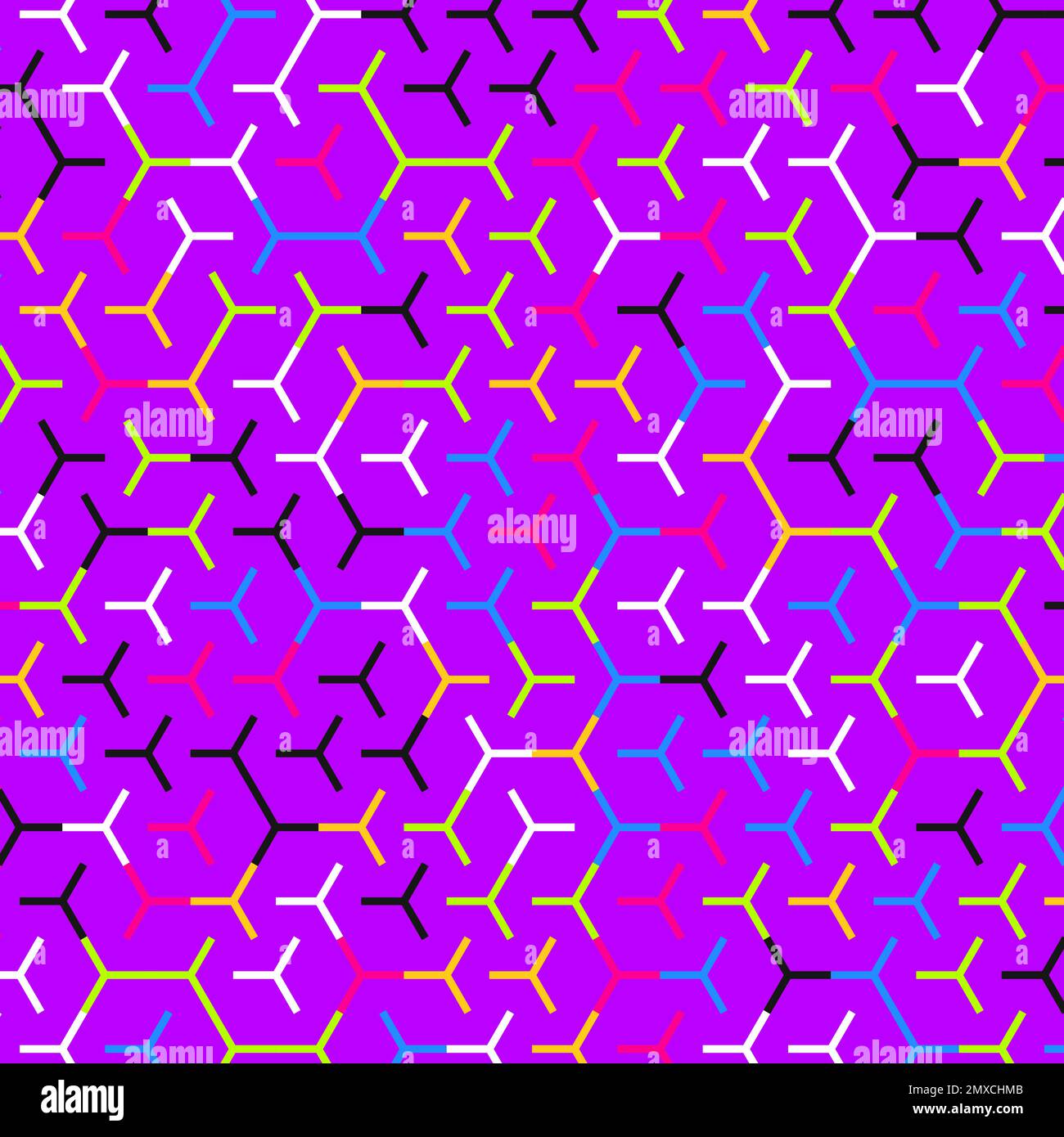 Hexagonal Maze generative pattern illustration Stock Vector Image & Art ...