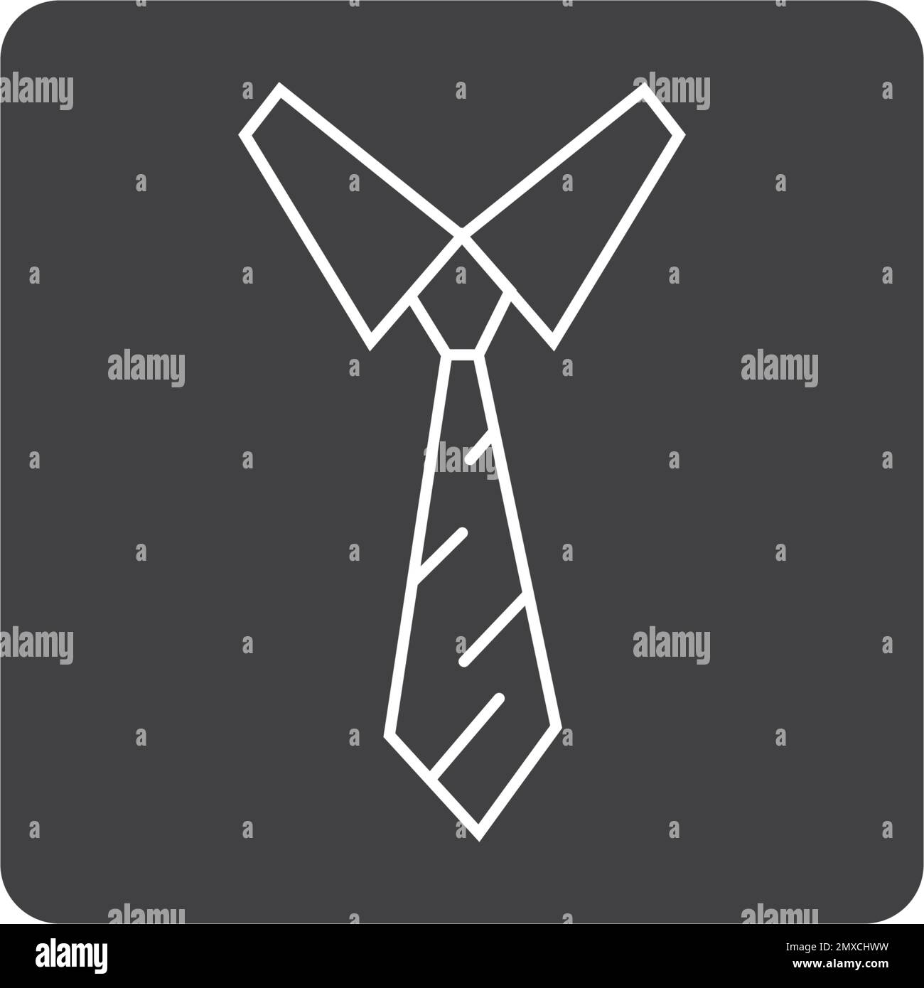 White tie dress code illustration Cut Out Stock Images & Pictures - Alamy