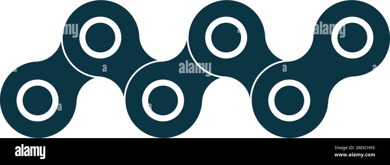 Motorcycle chain vector icon illustration logo design Stock Vector ...