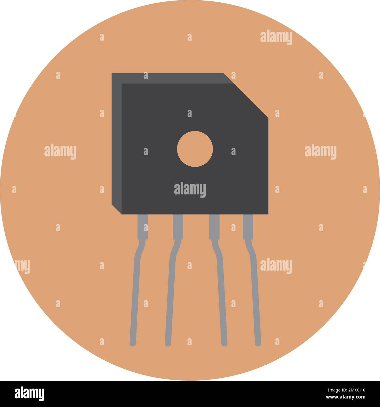 Diode icon vector illustration logo design templat Stock Vector Image ...