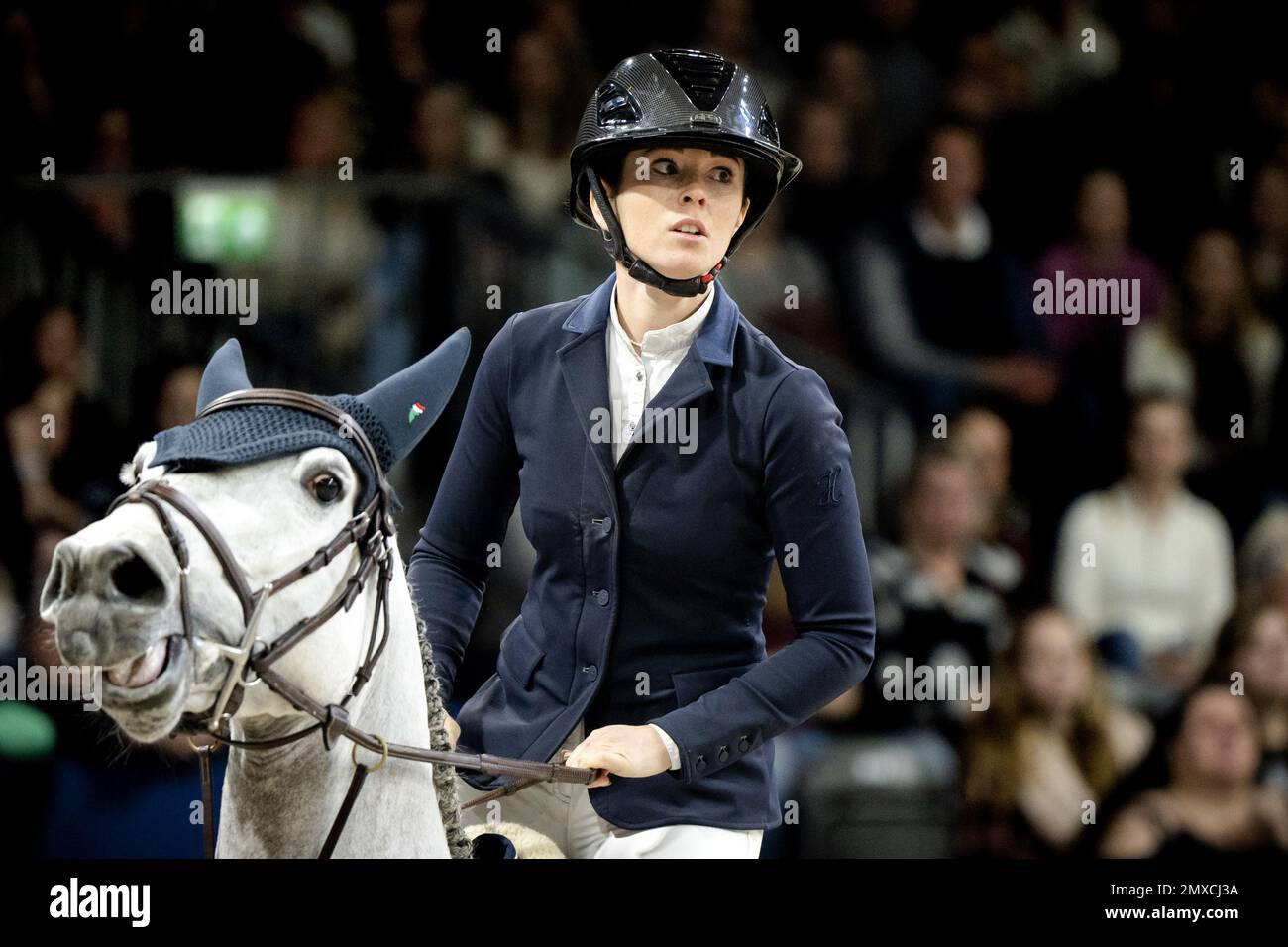 AMSTERDAM - Rider Aurelia Loser (SUI) on Molly Mallone Z during the FEI ...
