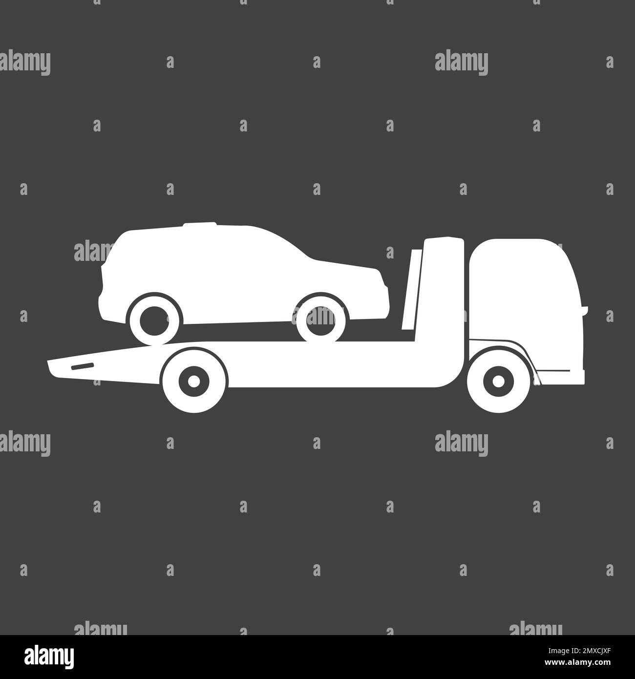Car towing truck icon vector illustration symbol design Stock Vector ...