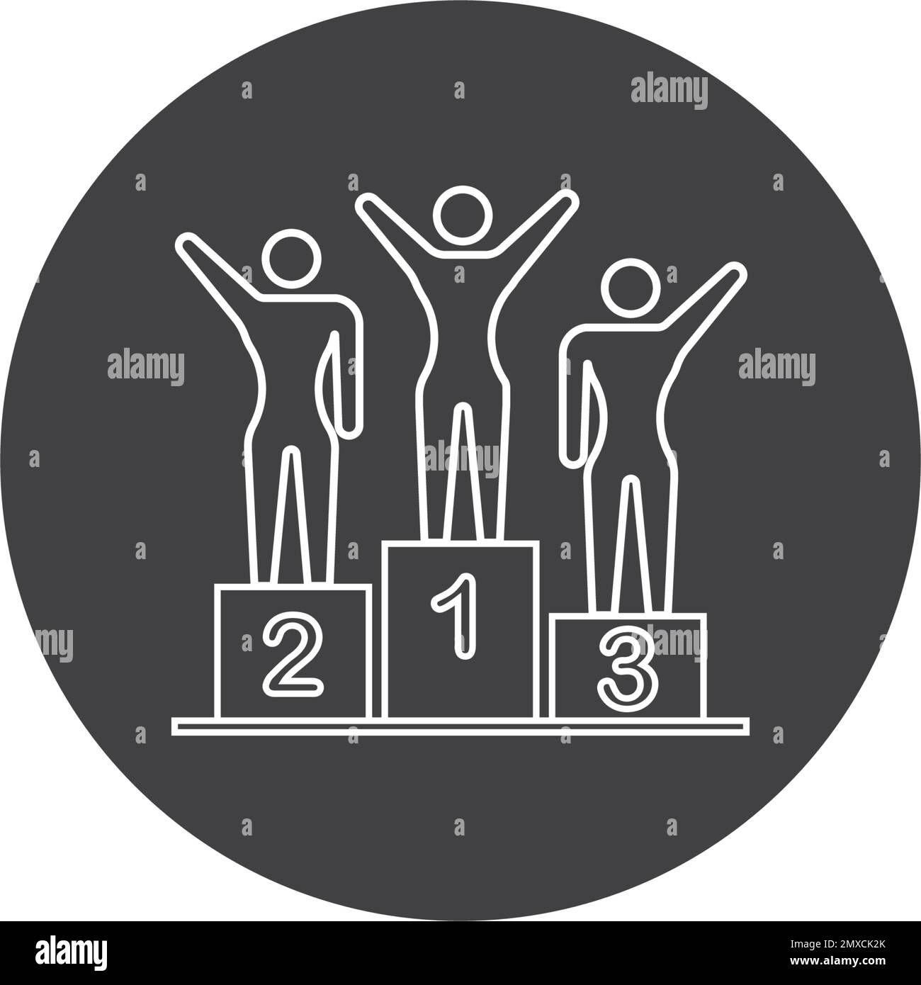 podium icon Vector Illustration logo design Stock Vector Image & Art ...