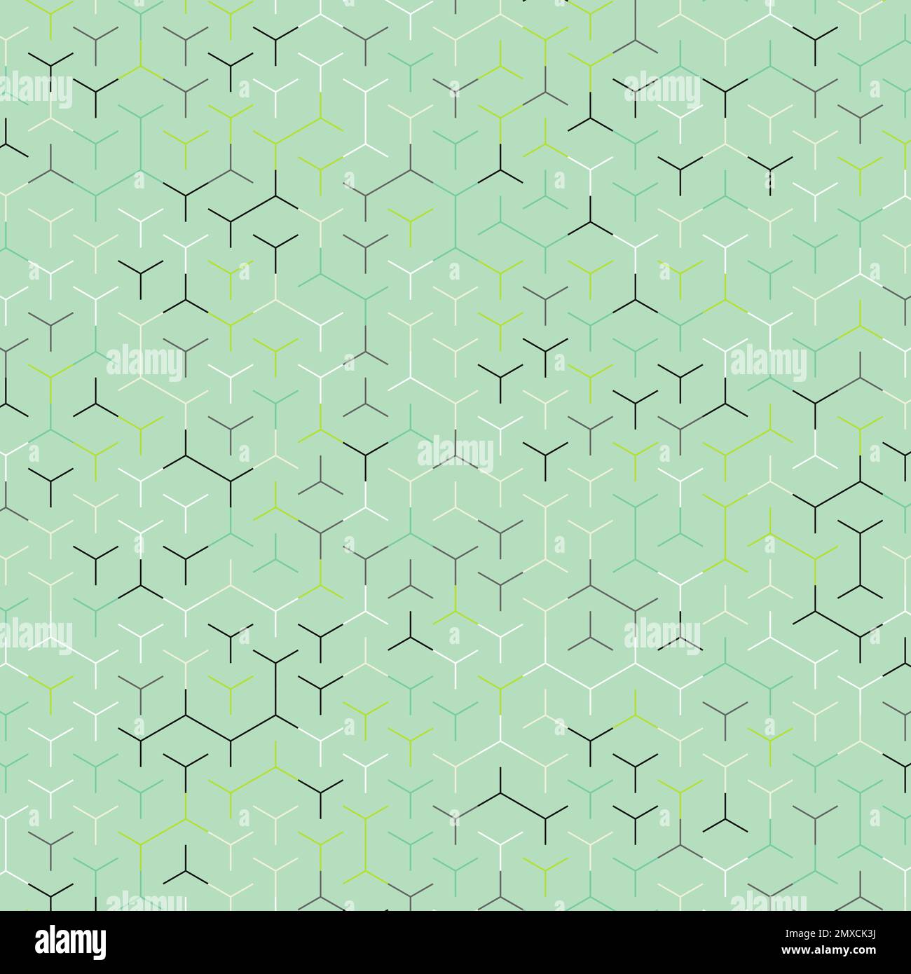 Hexagonal Maze generative pattern illustration Stock Vector Image & Art ...