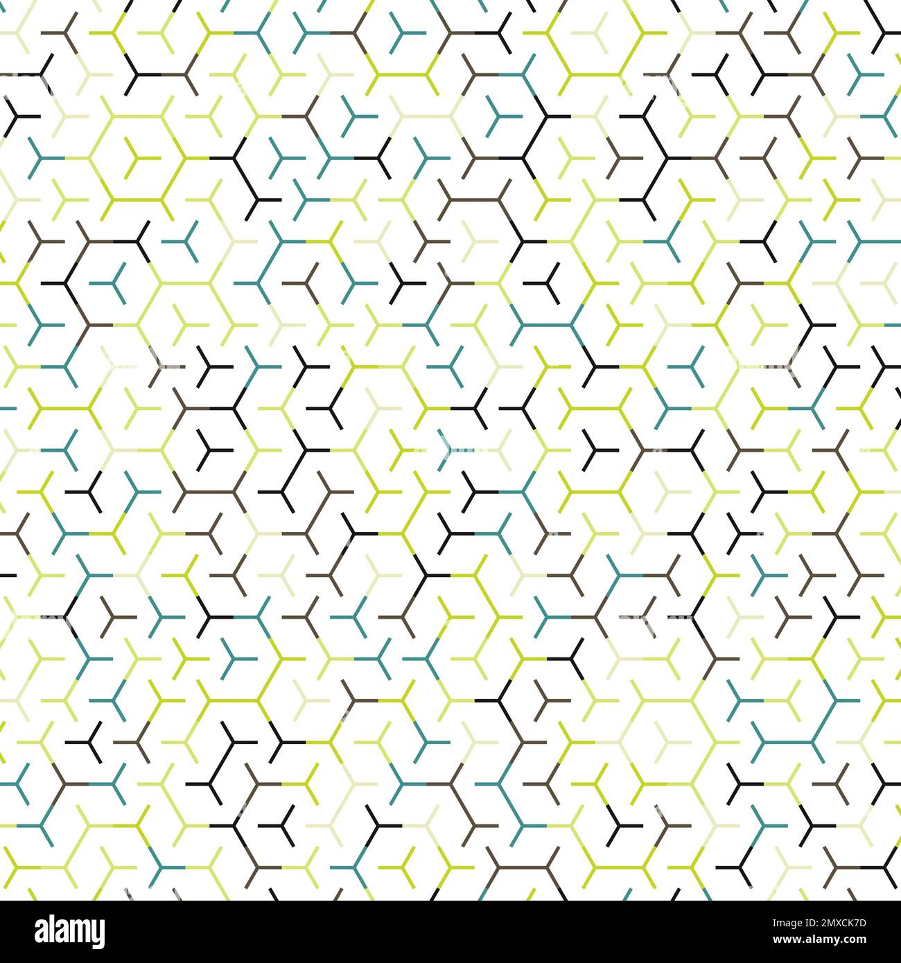 Hexagonal Maze generative pattern illustration Stock Vector Image & Art ...