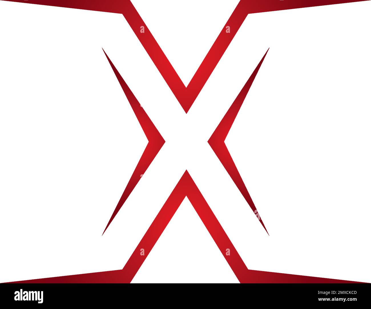 letter X logo vector illustration design template Stock Vector Image ...