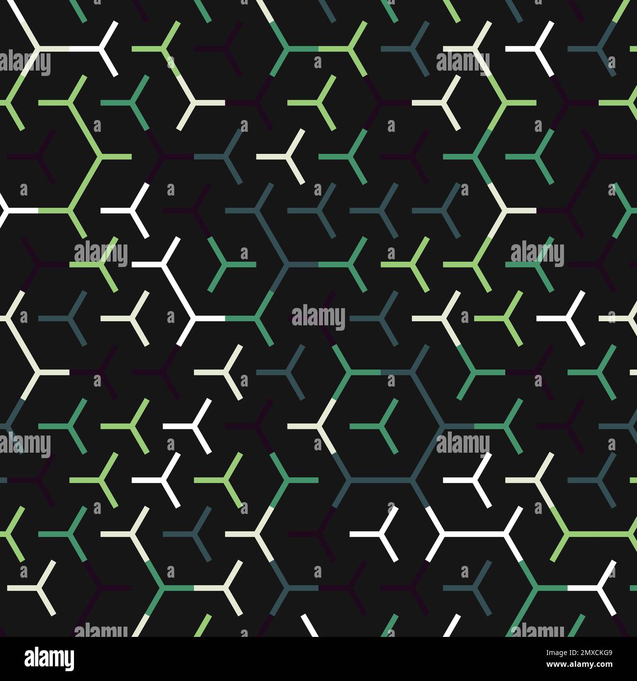 Hexagonal Maze generative pattern illustration Stock Vector Image & Art ...