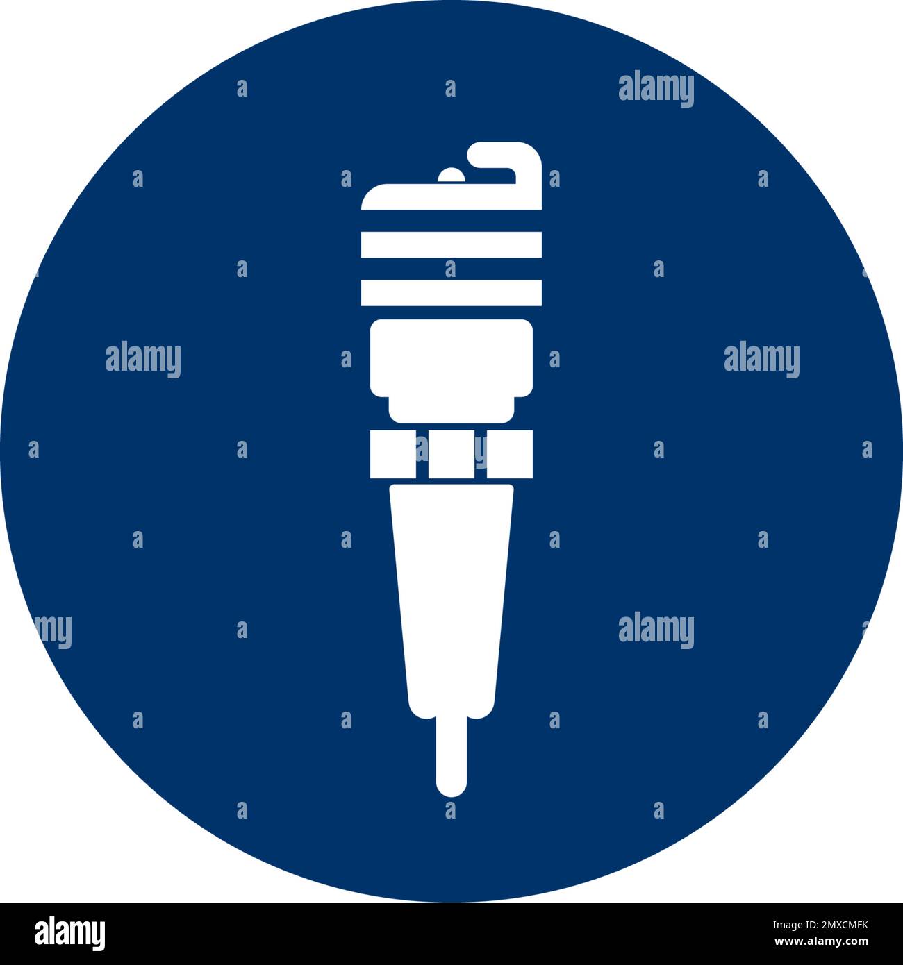 spark plug icon. Vector concept illustration for design Stock Vector ...