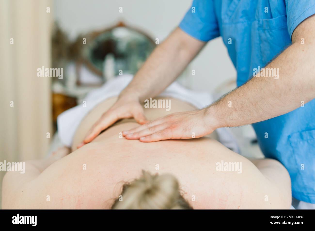 Woman flabby belly thick hi-res stock photography and images - Alamy