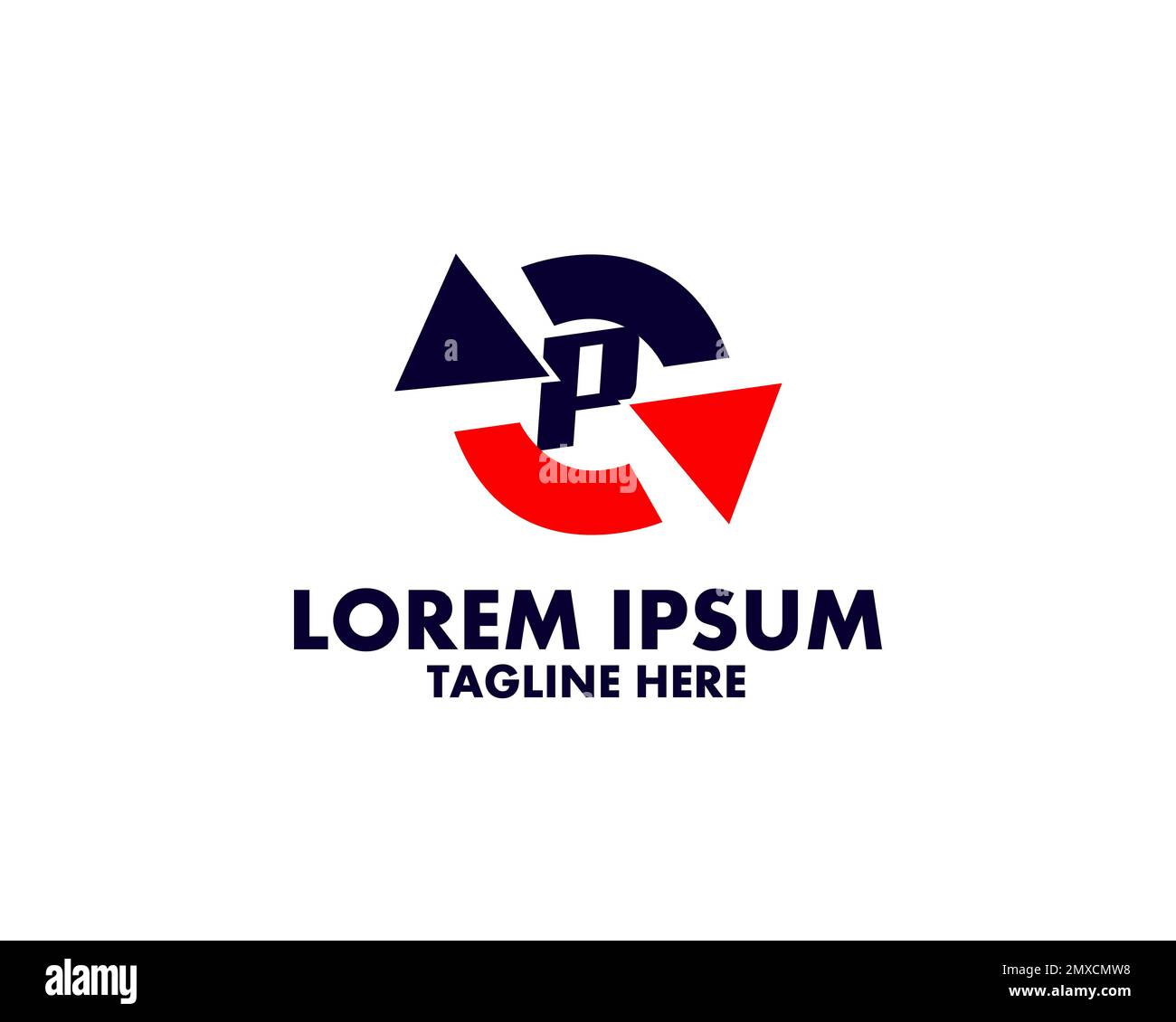 letter P and point map logo Designs Inspiration Isolated on White ...