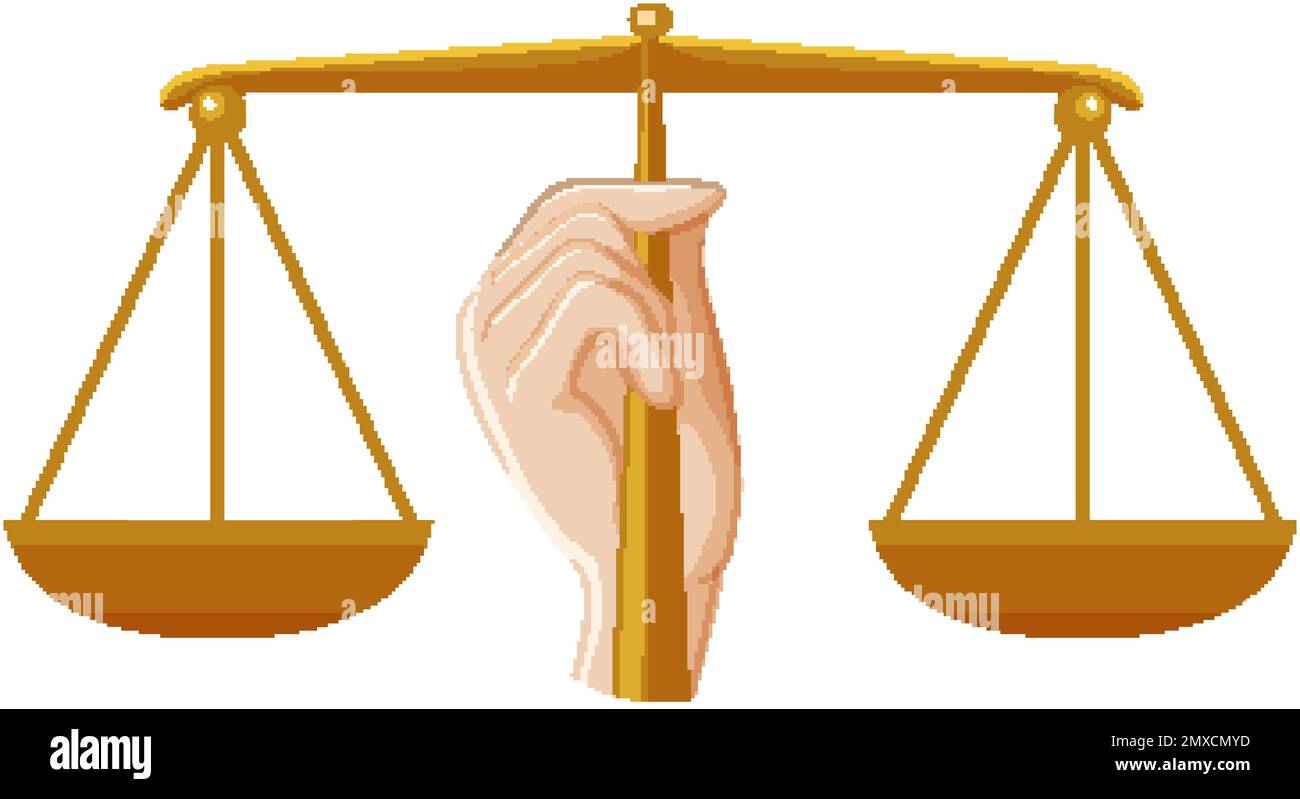 Legal justice balance scale icon illustration Stock Vector Image & Art ...