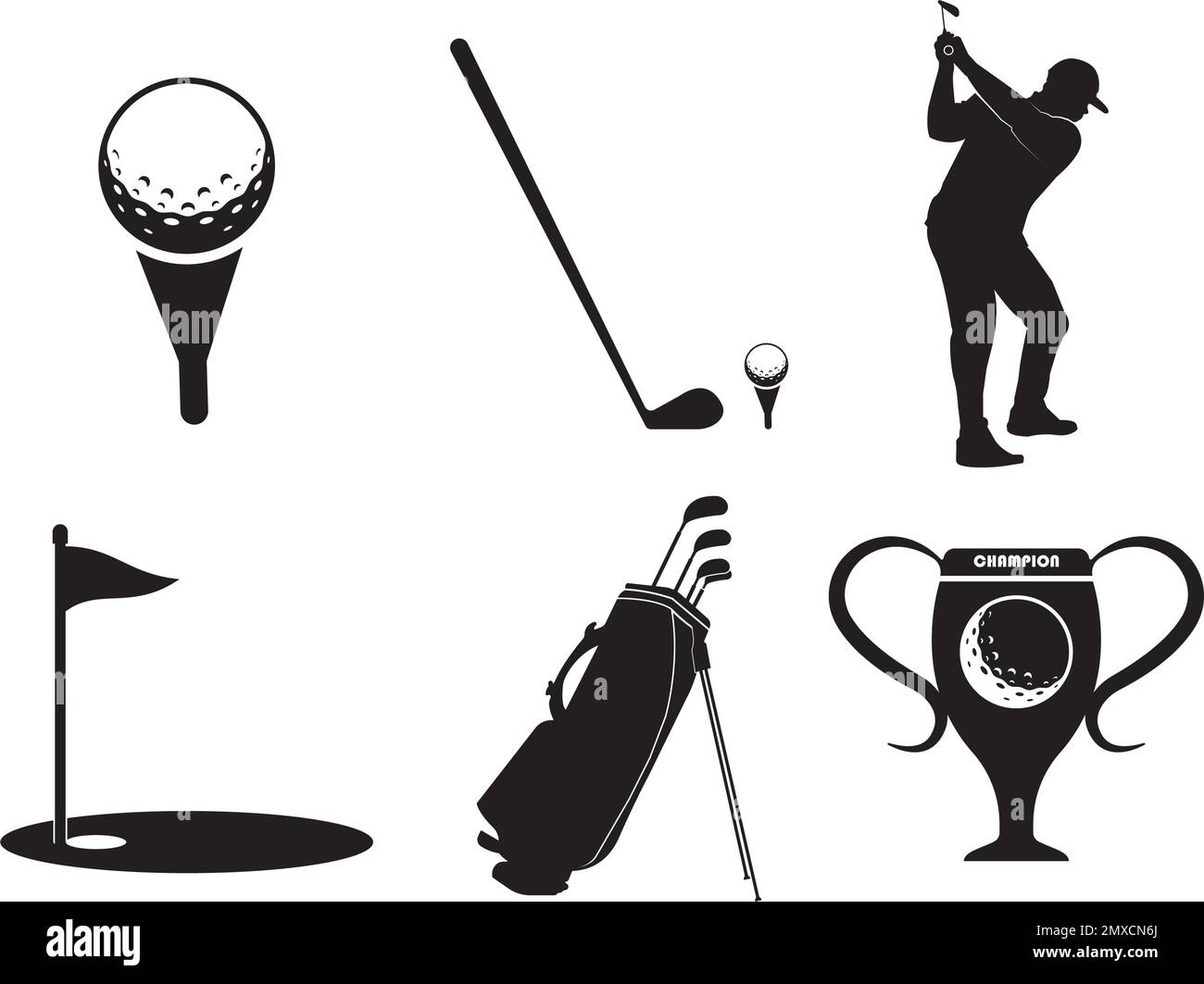 Golf icon vector illustration logo design Stock Vector Image & Art - Alamy