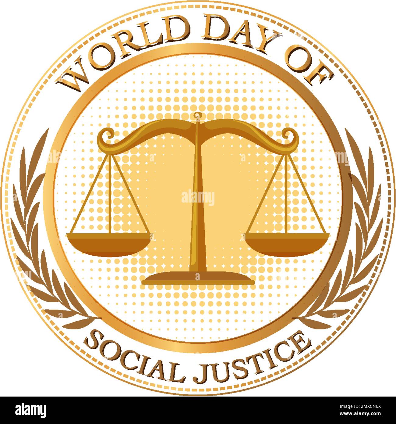 World day of social justice banner illustration Stock Vector Image ...