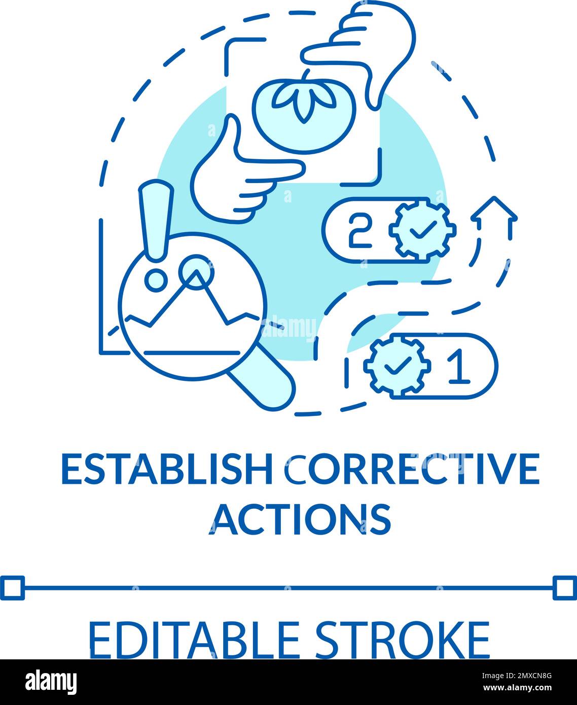 Corrective action plan Stock Vector Images - Alamy