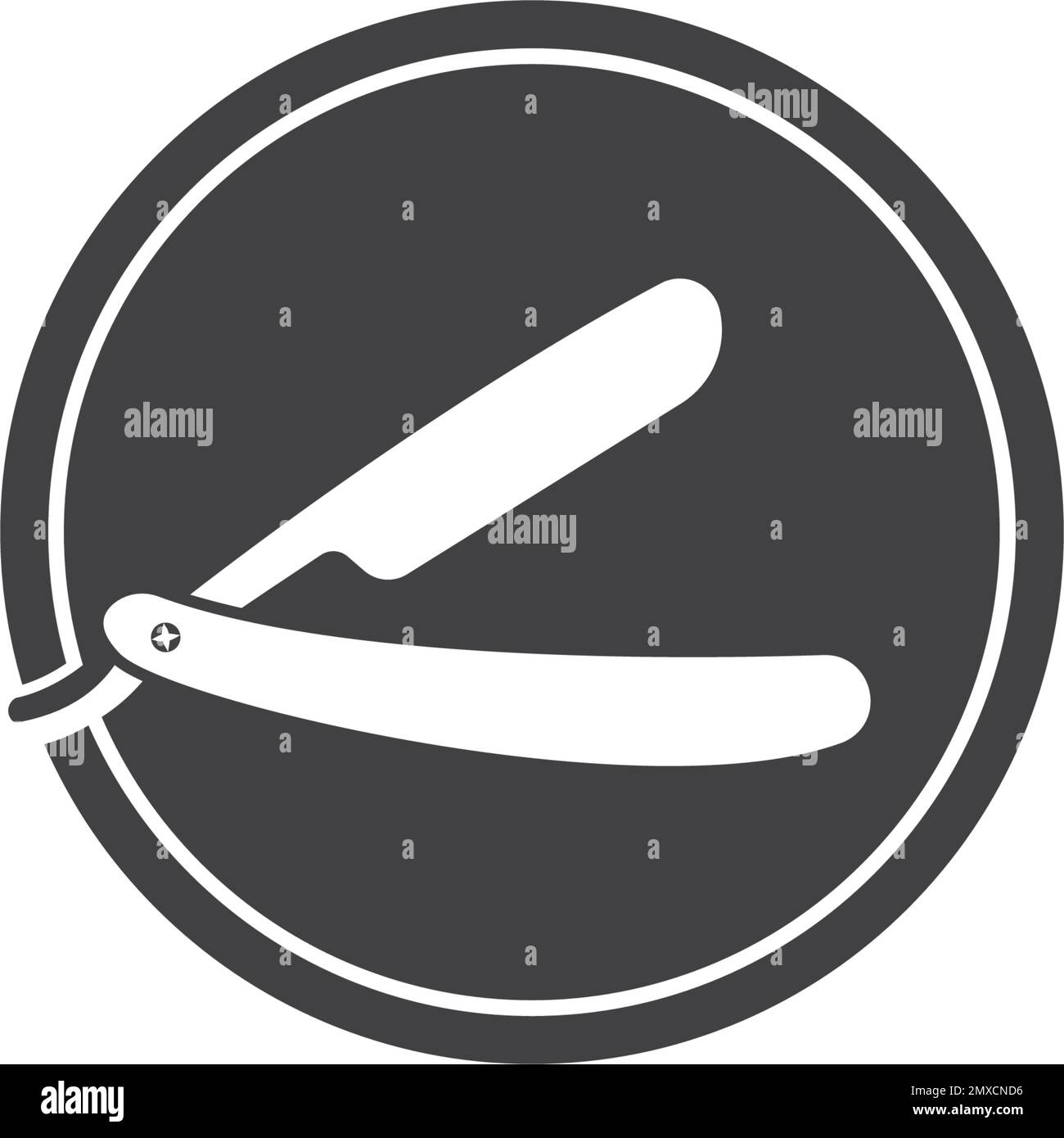 Barber banner design Cut Out Stock Images & Pictures - Alamy