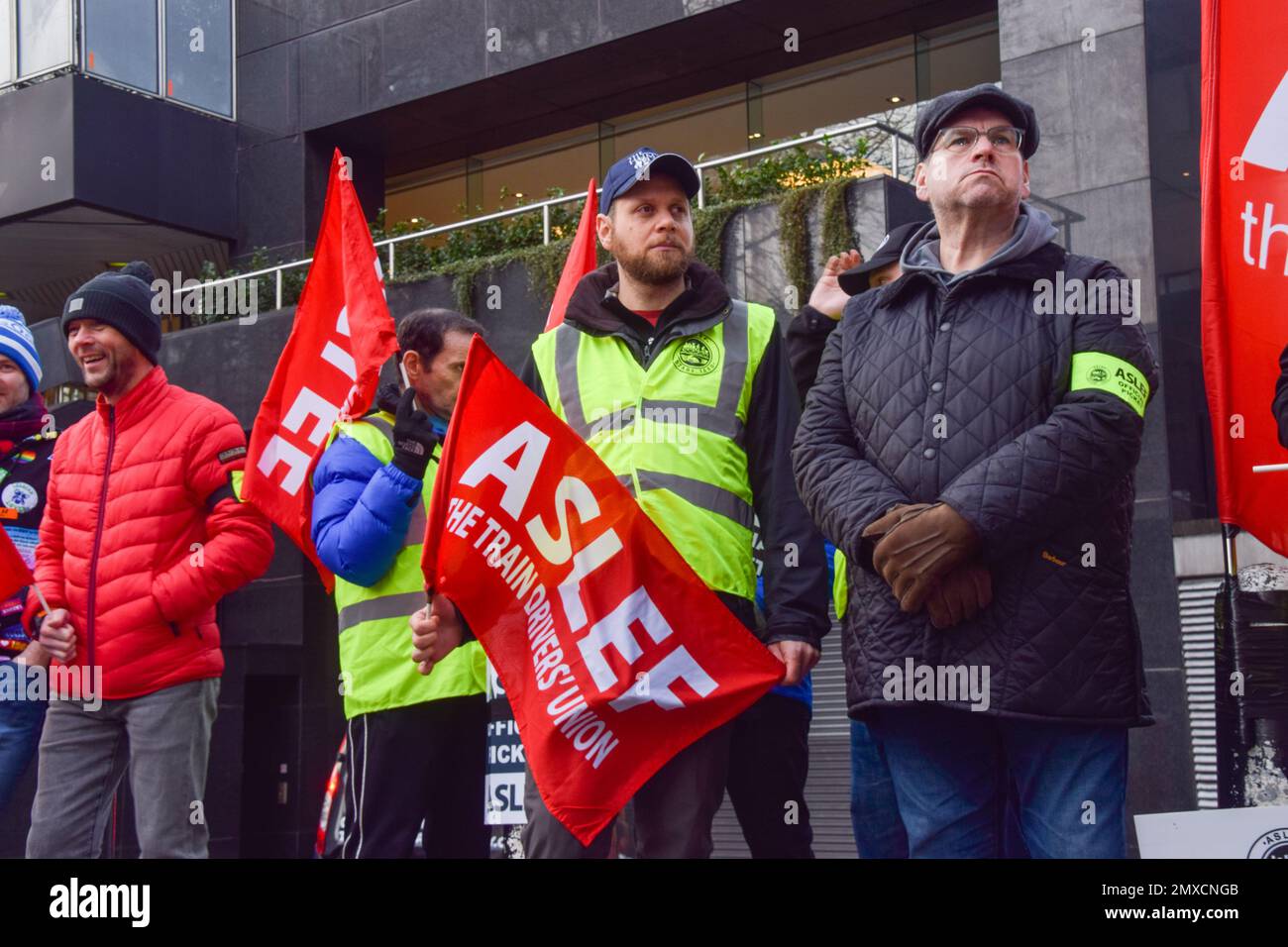 London, England, UK. 3rd Feb, 2023. ASLEF (Associated Society of ...