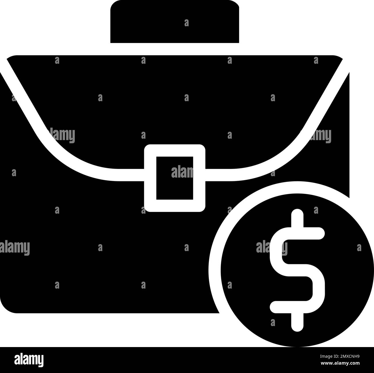 Salary black glyph icon Stock Vector Image & Art - Alamy