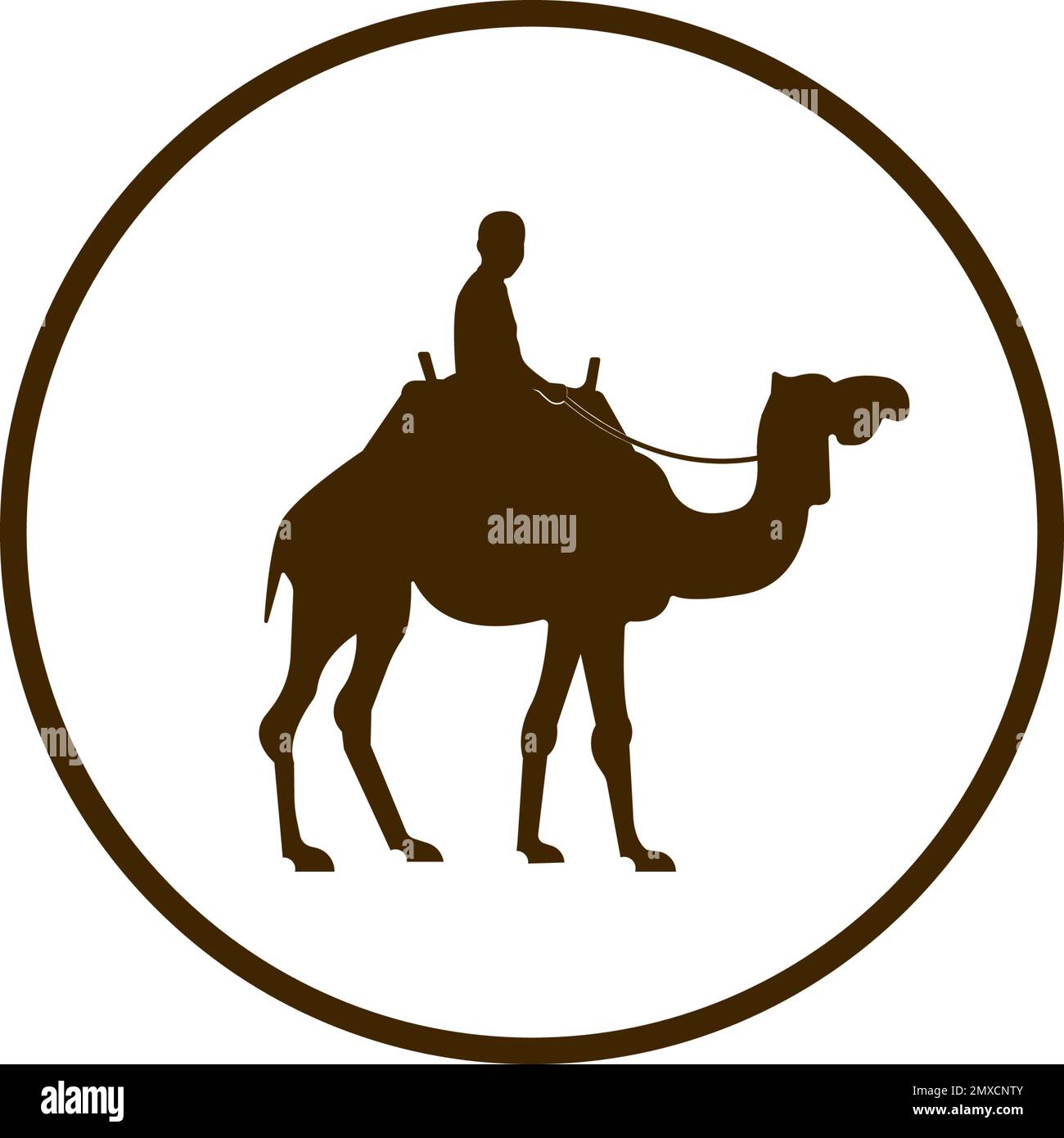 Camel icon silhouette Stock Vector Images - Alamy
