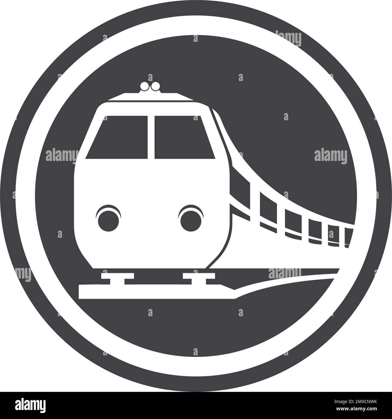 Old rail route Stock Vector Images - Alamy