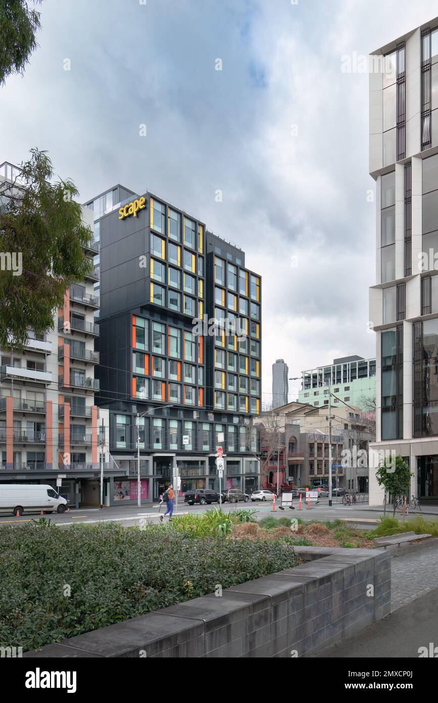 Melbourne, Victoria, Australia - Scape Carlton student housing building ...
