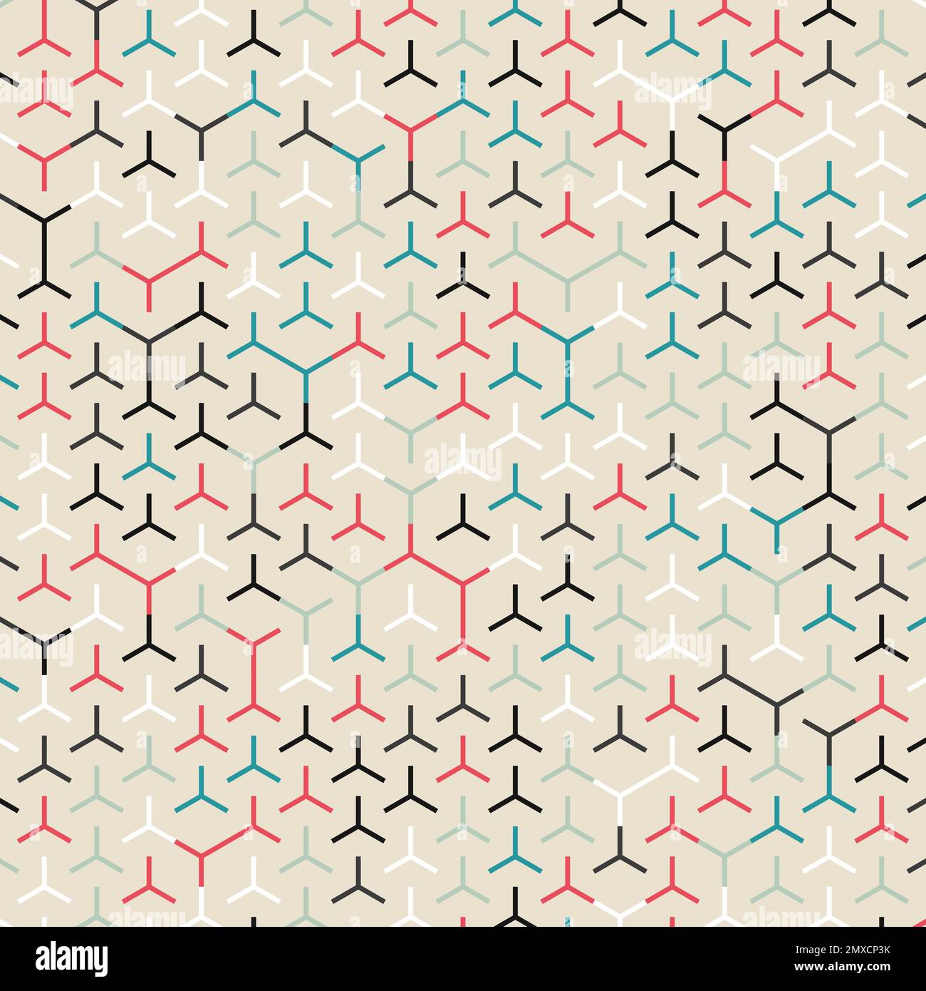 Hexagonal Maze generative pattern illustration Stock Vector Image & Art ...