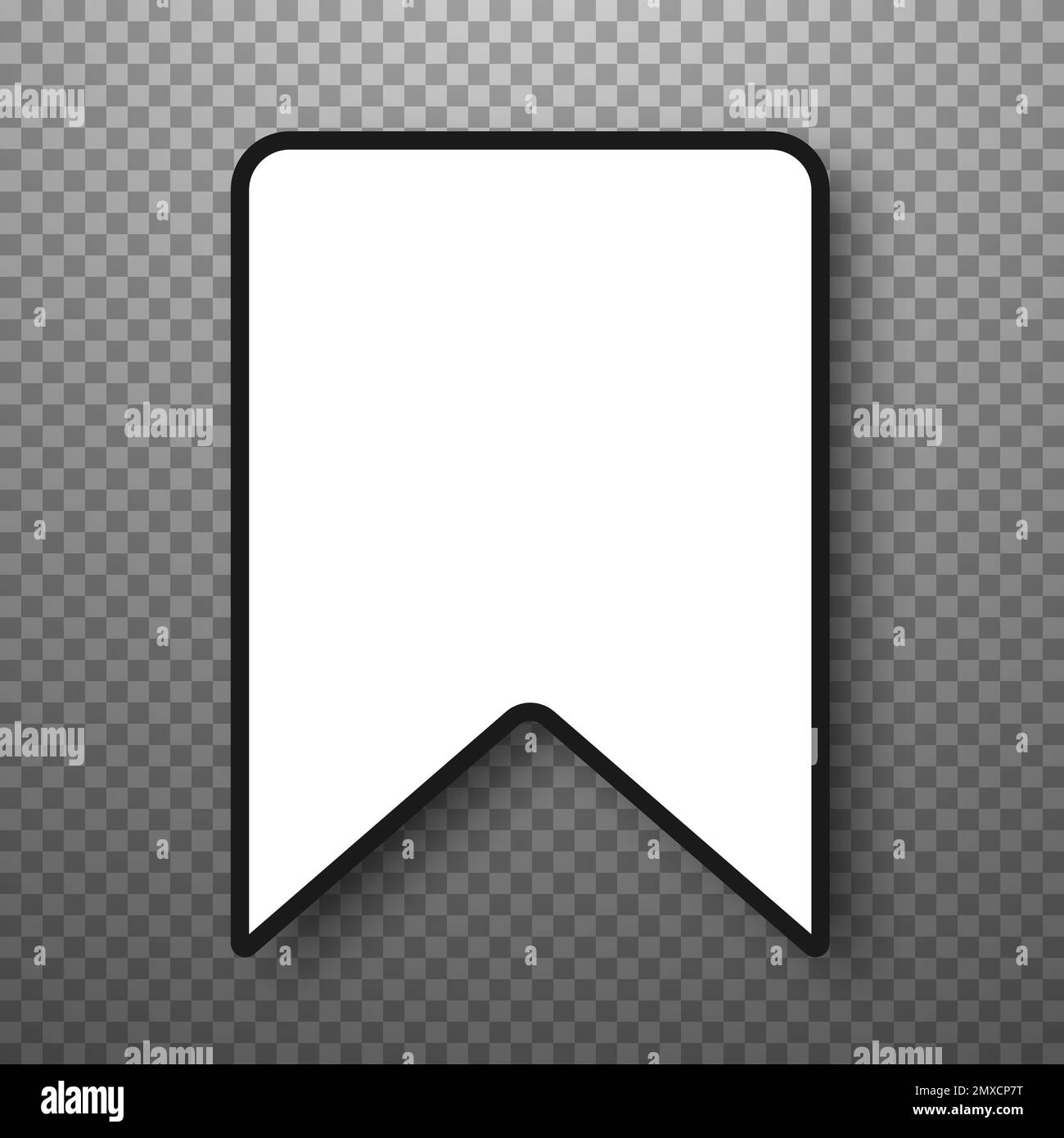 The favorites icon on a transparent background. Linear icon with ...