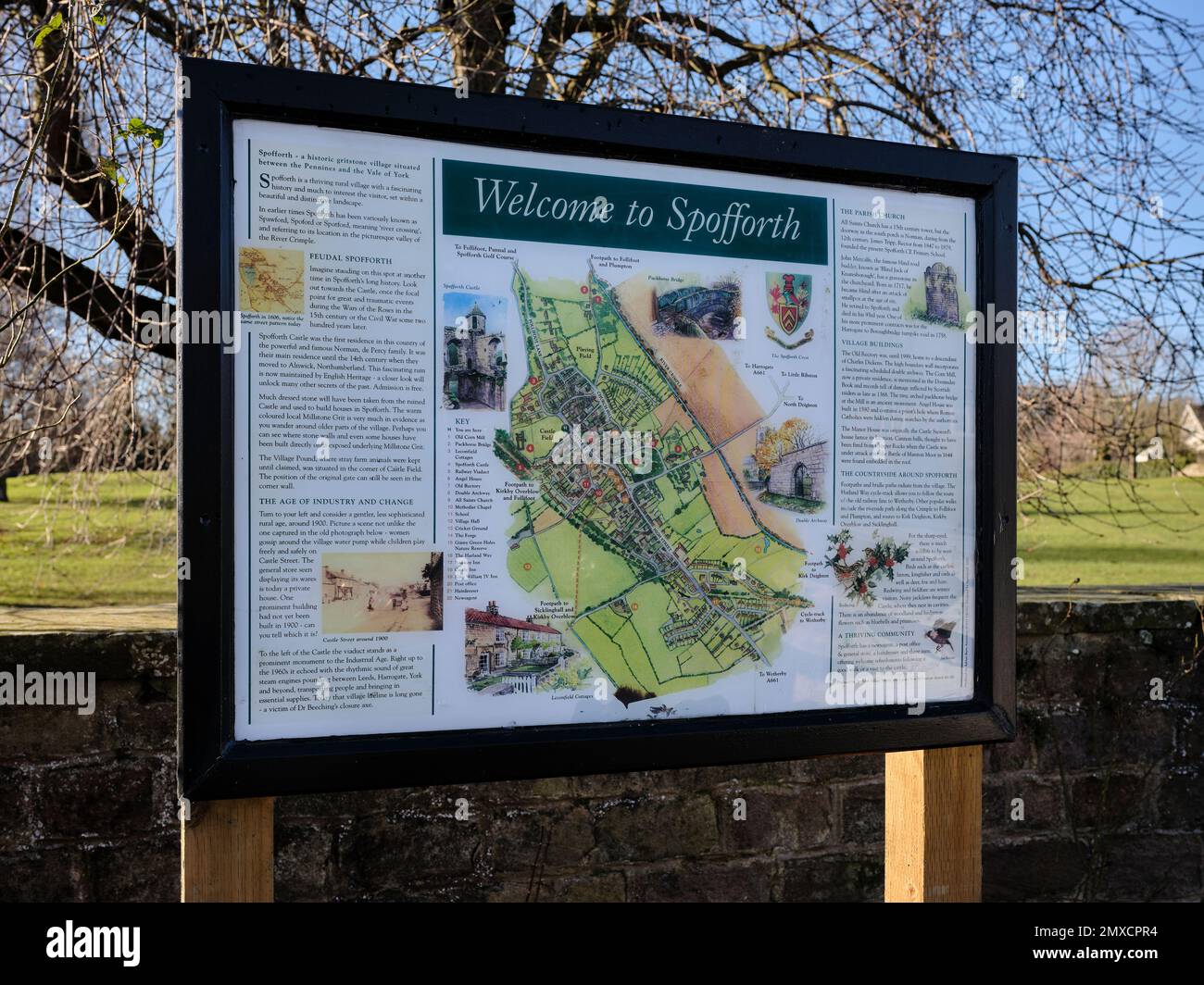 Spofforth castle hi-res stock photography and images - Alamy
