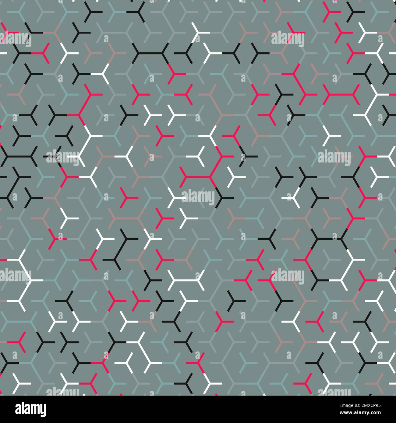 Hexagonal Maze generative pattern illustration Stock Vector Image & Art ...