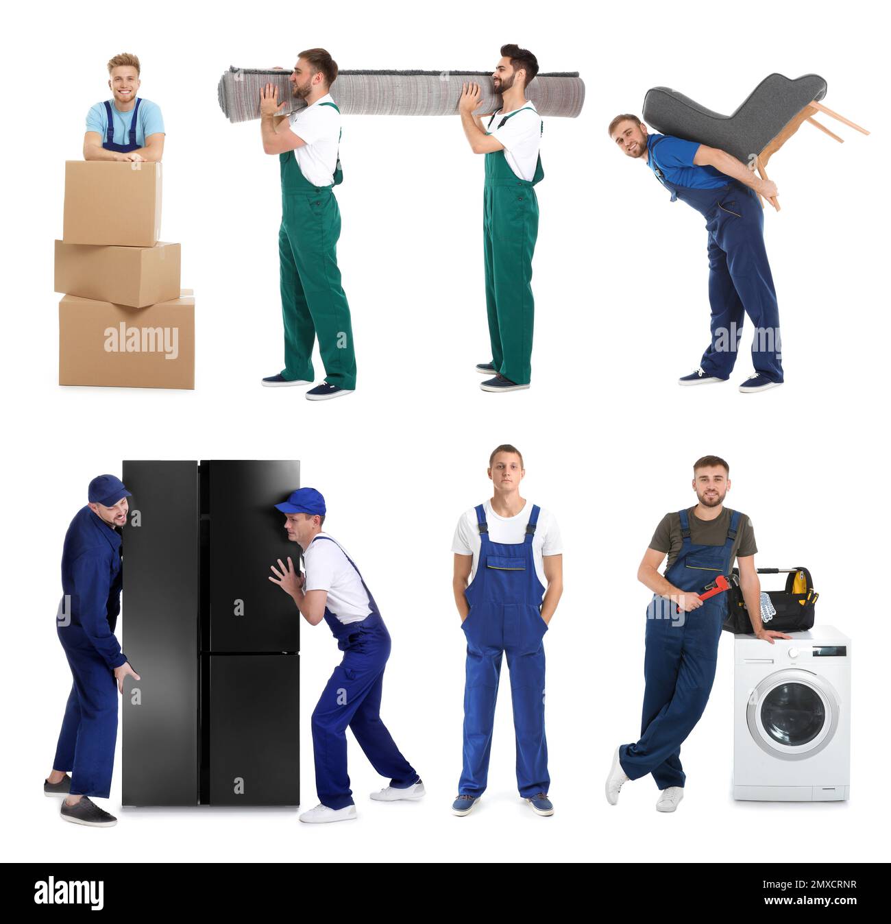 Workers home help service Cut Out Stock Images & Pictures - Alamy